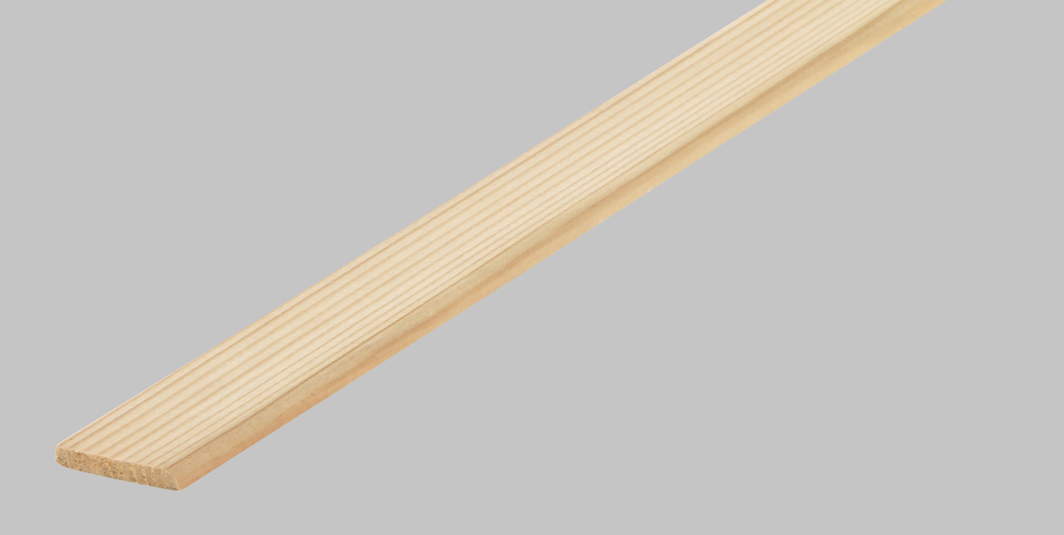 Champlat 1 arrondi en sapin, long. 250cm, section 23x4mm | Leroy Merlin
