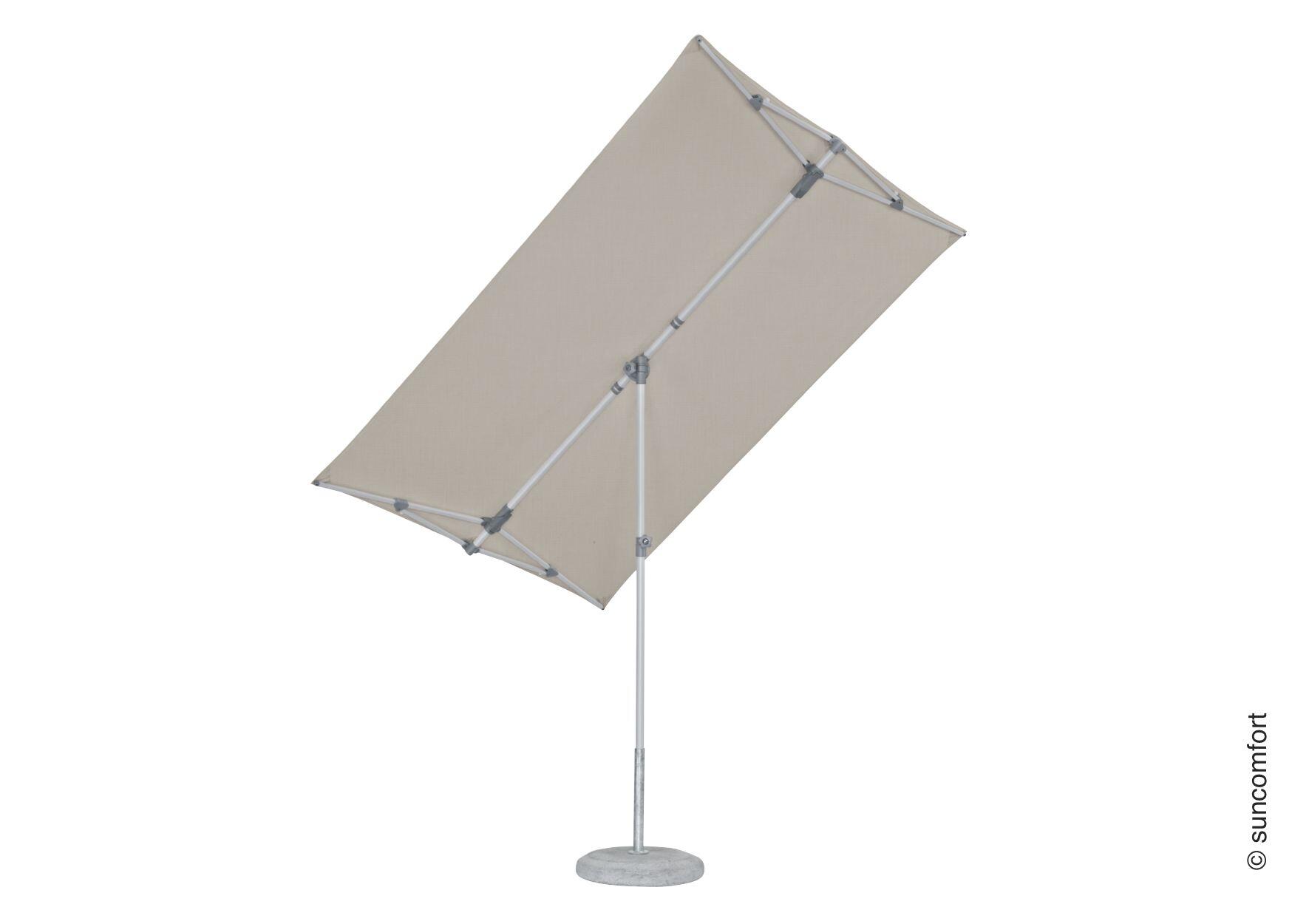Parasol balcon SUNCOMFORT Flex roof sand 102 écru rectangulaire, L.210 ...