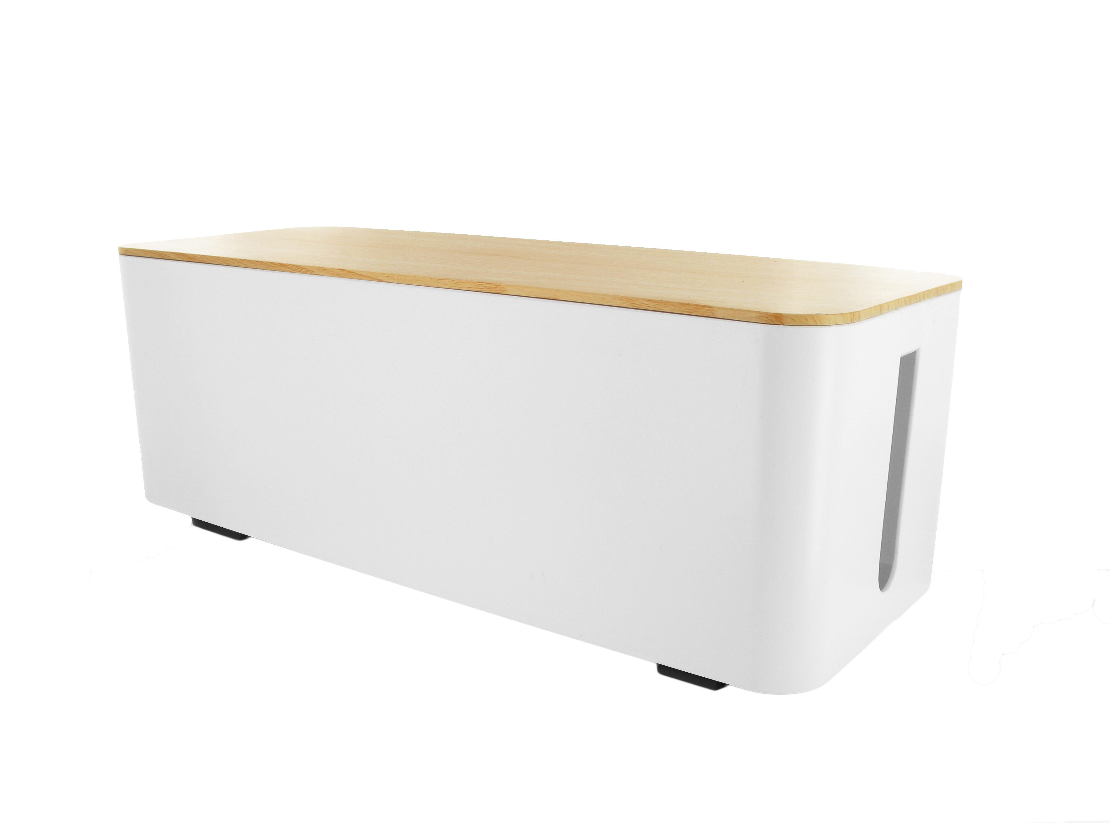 Boîte range câbles sans fil blanc | Leroy Merlin