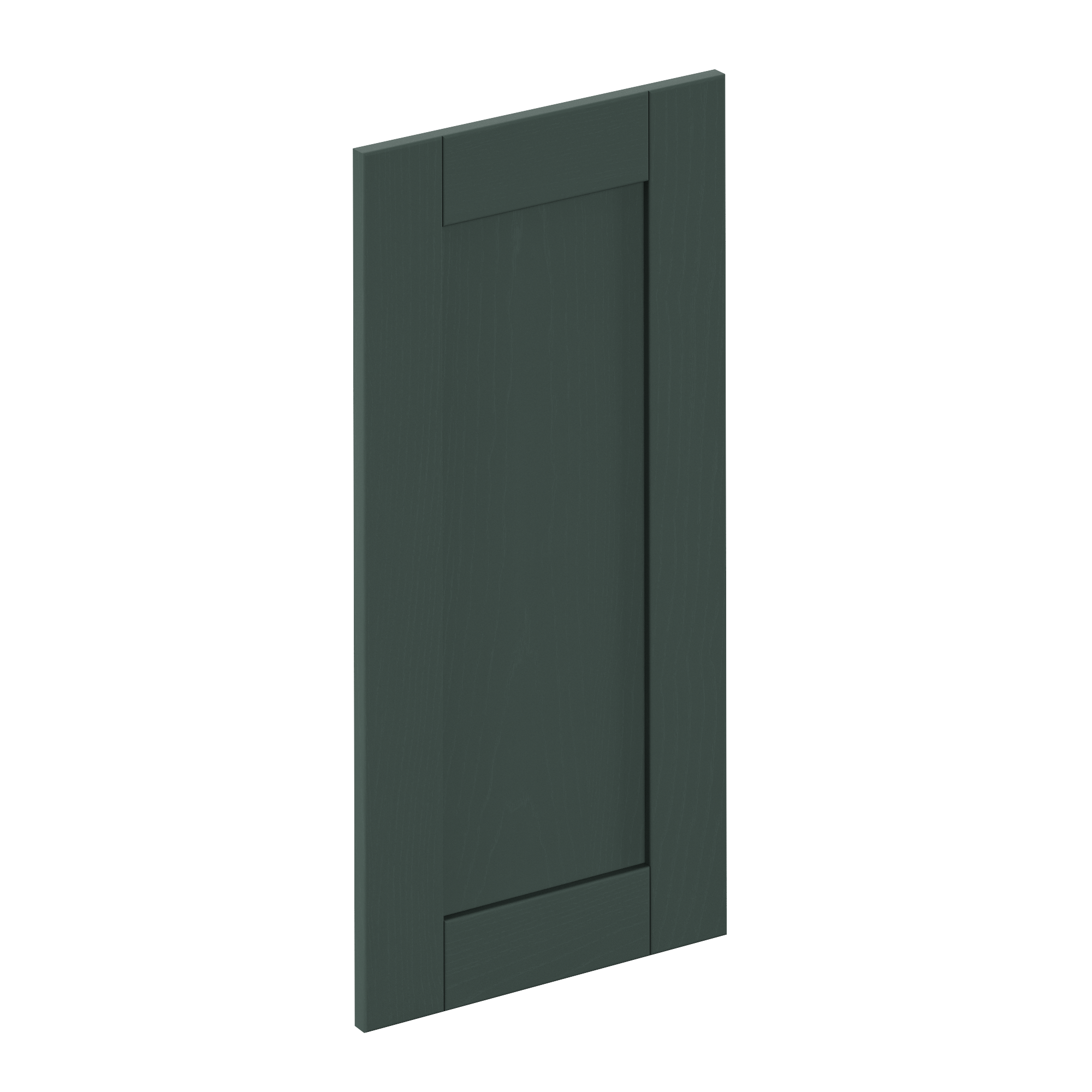 Lot de 2 portes de cuisine Chicago vert pétrole mat H.76.5 x l.36.7 cm ...