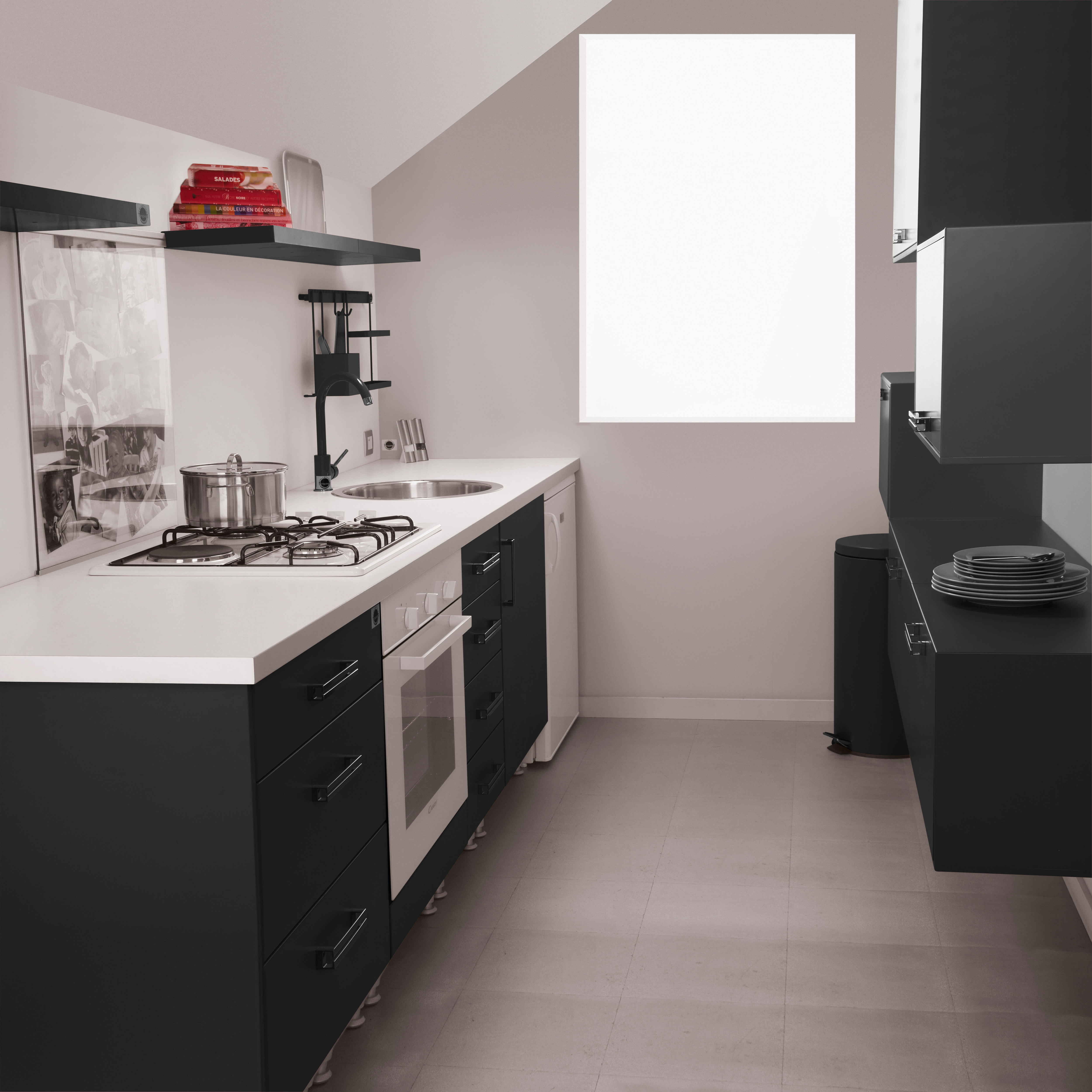 Aménager une cuisine belle et pratique sous les combles | Leroy Merlin