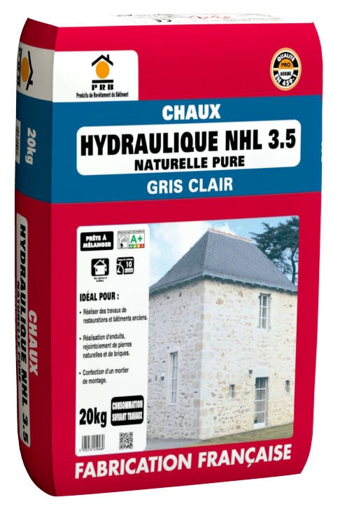 Chaux hydraulique nhl 3.5 au meilleur prix | Leroy Merlin