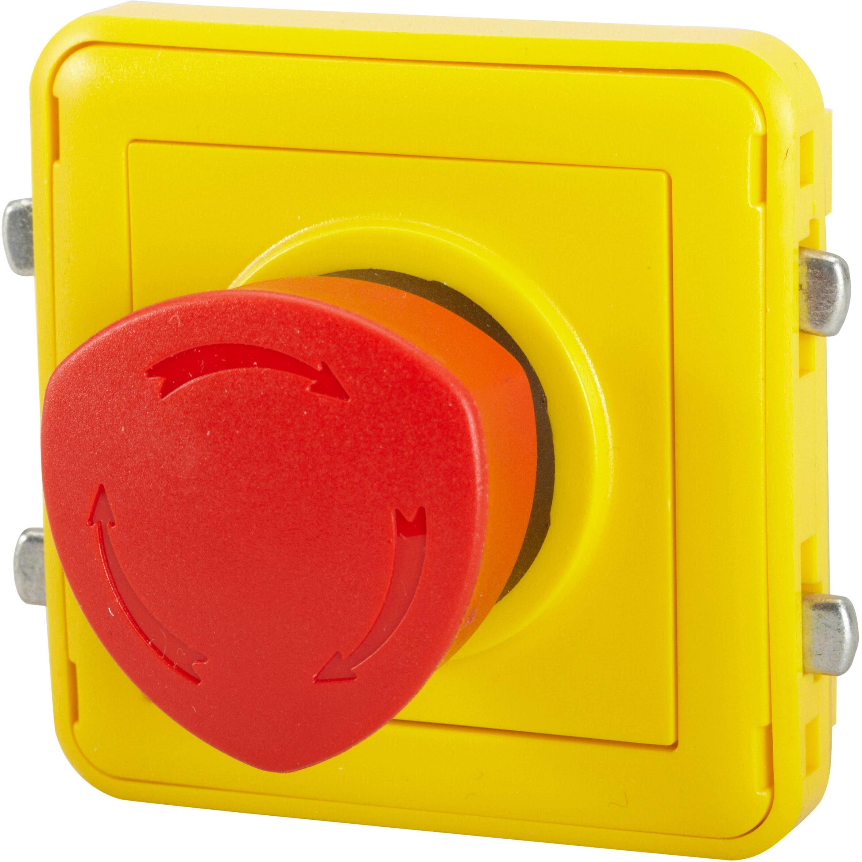 Poussoir arret d'urgence complet, LEGRAND, jaune et rouge | Leroy Merlin