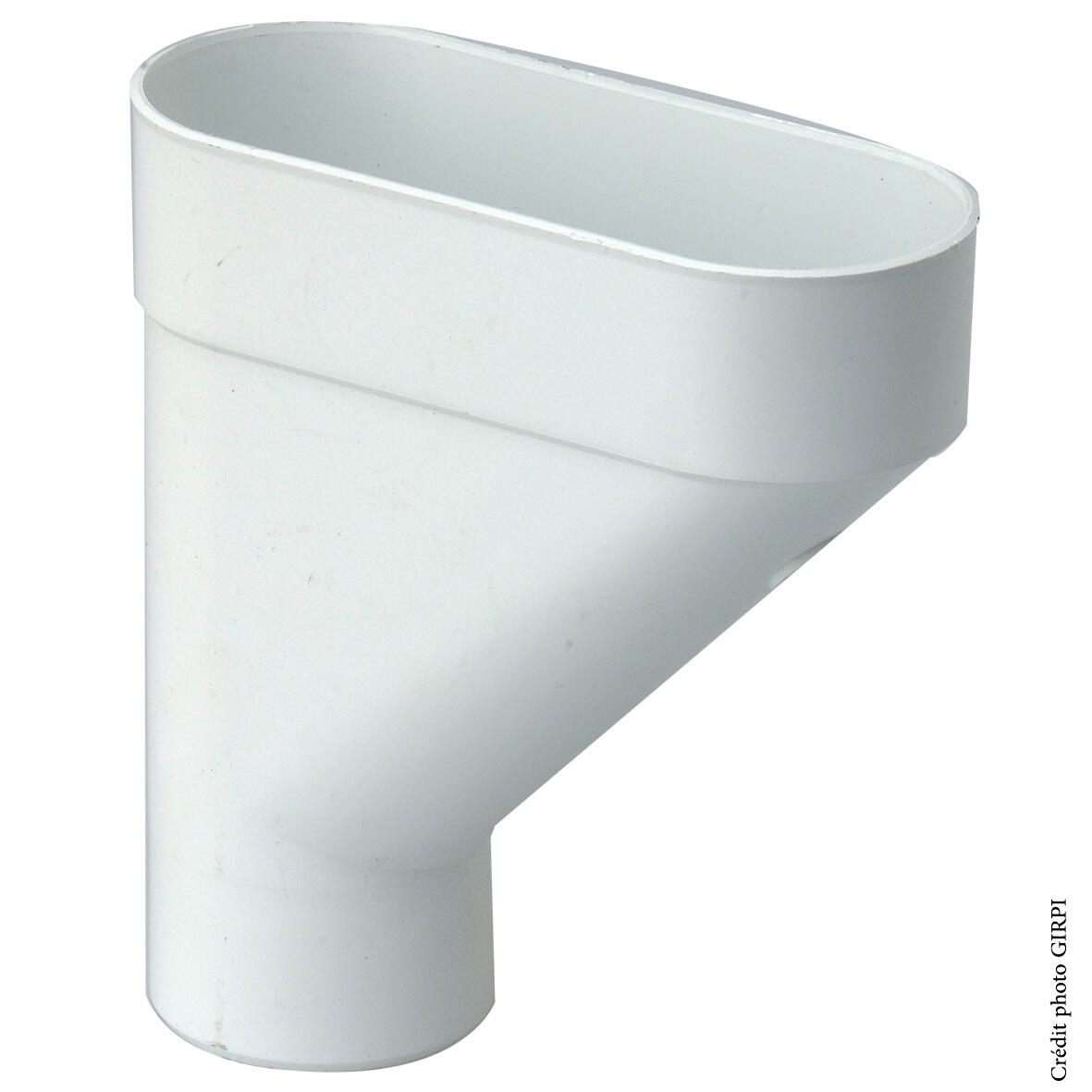 Jambonneau pvc blanc GIRPI, Dév.25 cm Diam.25 mm | Leroy Merlin