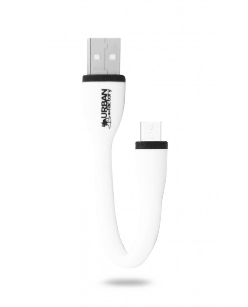 Mini câble micro usb, blanc, URBAN FACTORY | Leroy Merlin