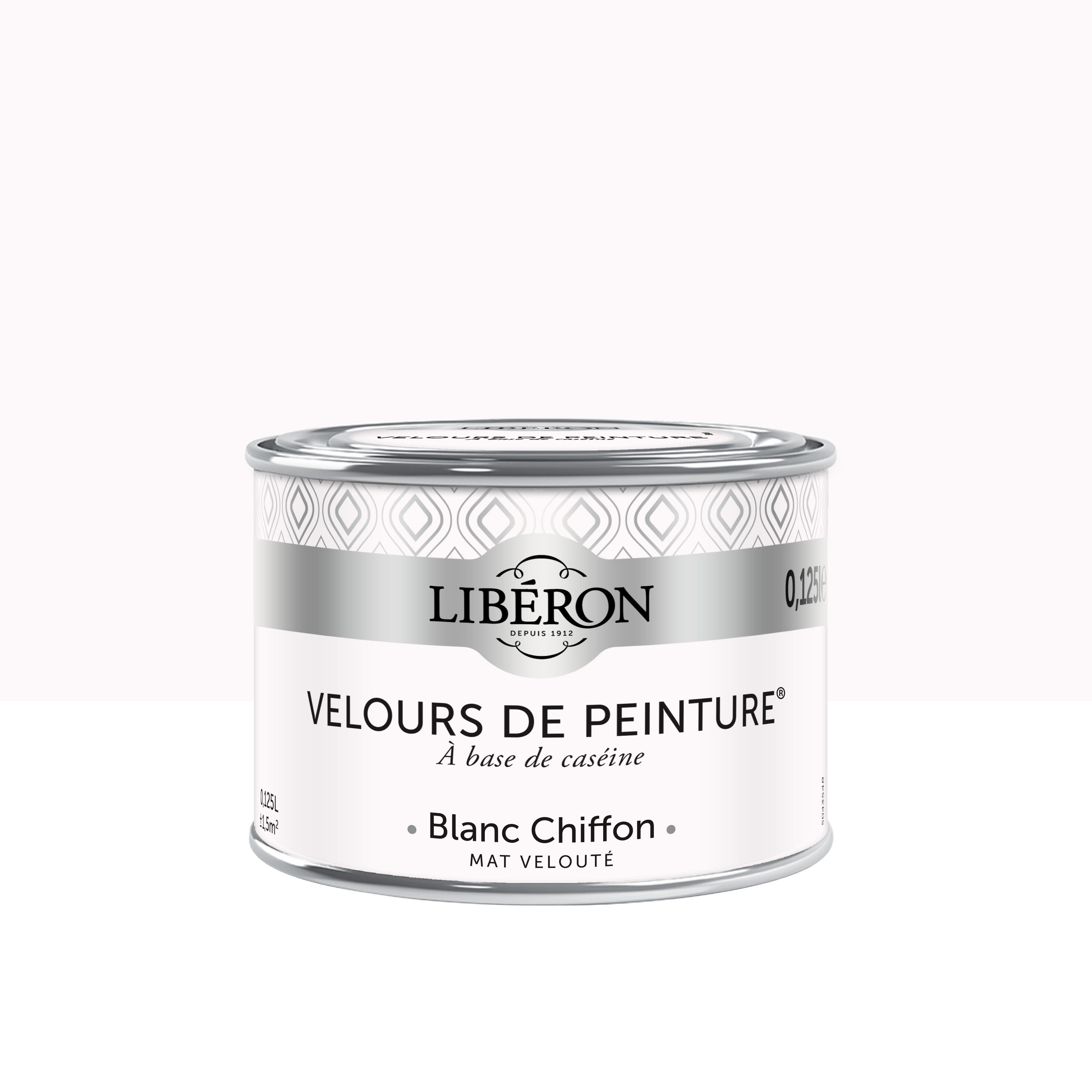 Testeur peinture mur, boiserie blanc chiffon velours LIBÉRON Velours de ...