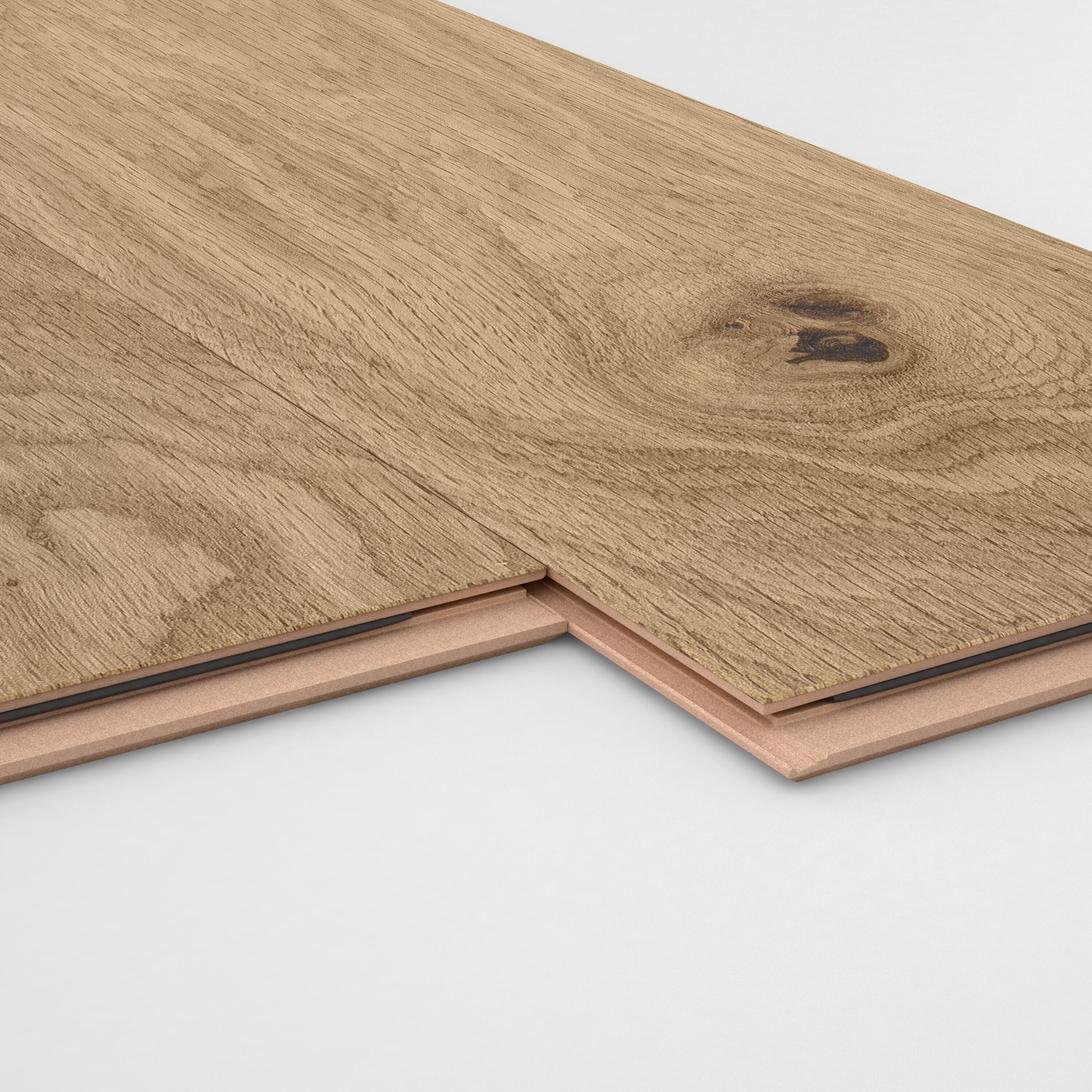 Parquet multistrato intenso L in rovere vetrificato elegance sp. 14/3.3 ...