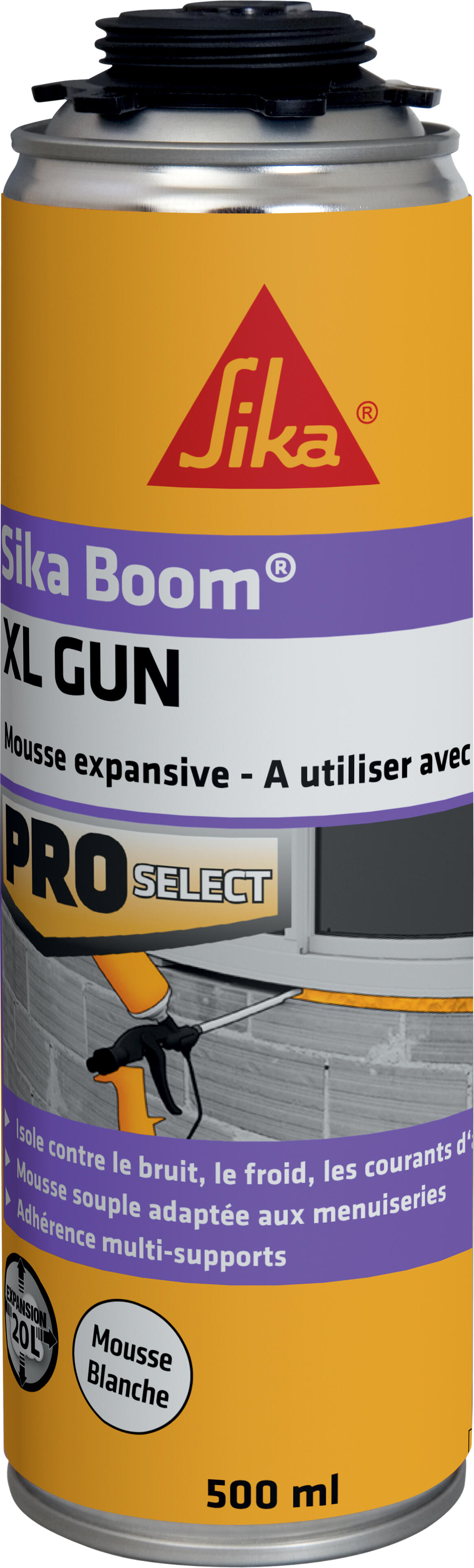 Mousse expansive SIKA 500 ml | Leroy Merlin