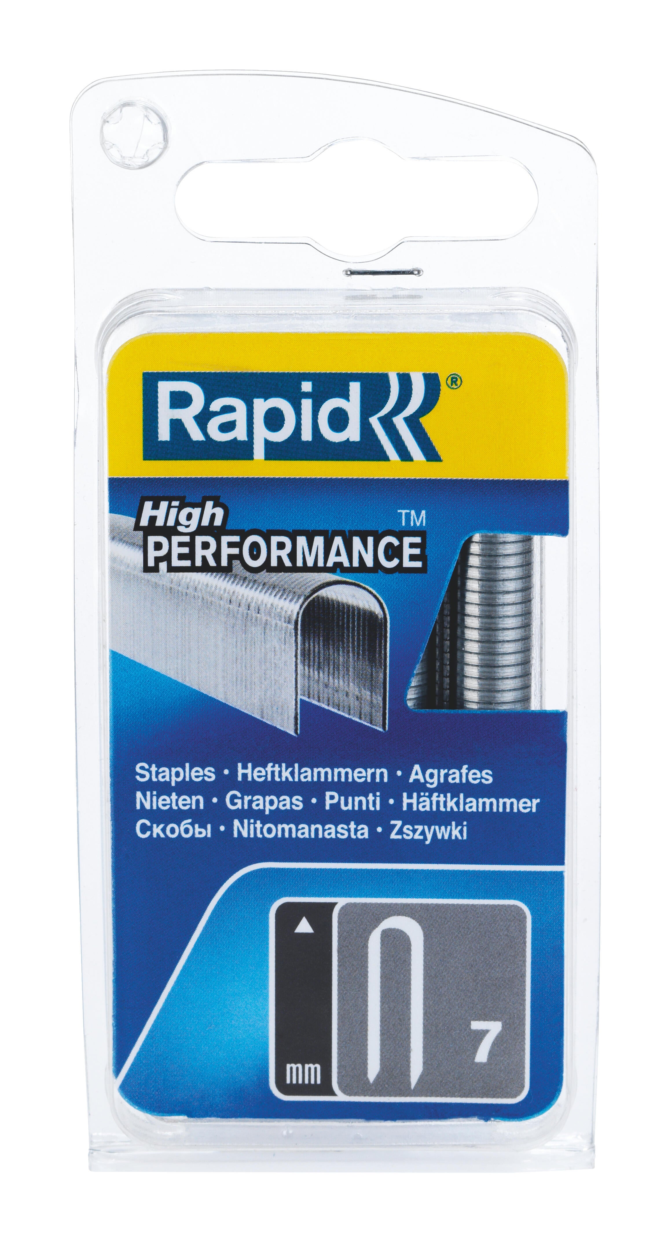 Lot de 960 cavaliers fil plat RAPID 7, 14 mm | Leroy Merlin