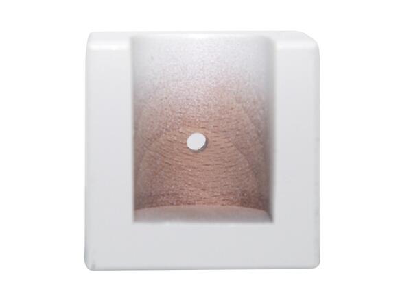 Support tringle à rideau Naissance cubic 24x24, 35 mm blanc mat MOBOIS ...