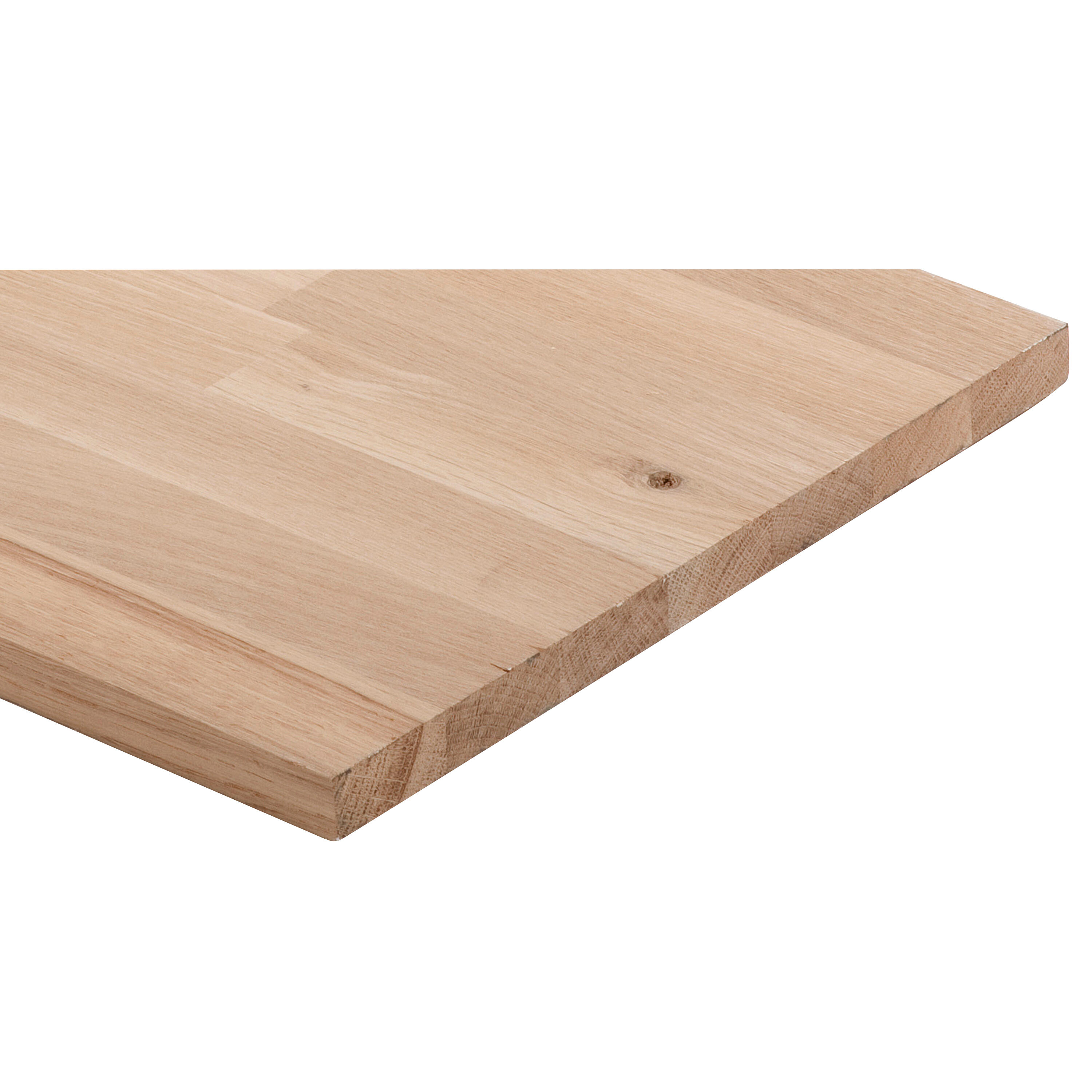 Tablette chêne lamellé collé Basic, L.200 x l.30cm, ép. 1.8cm | Leroy ...