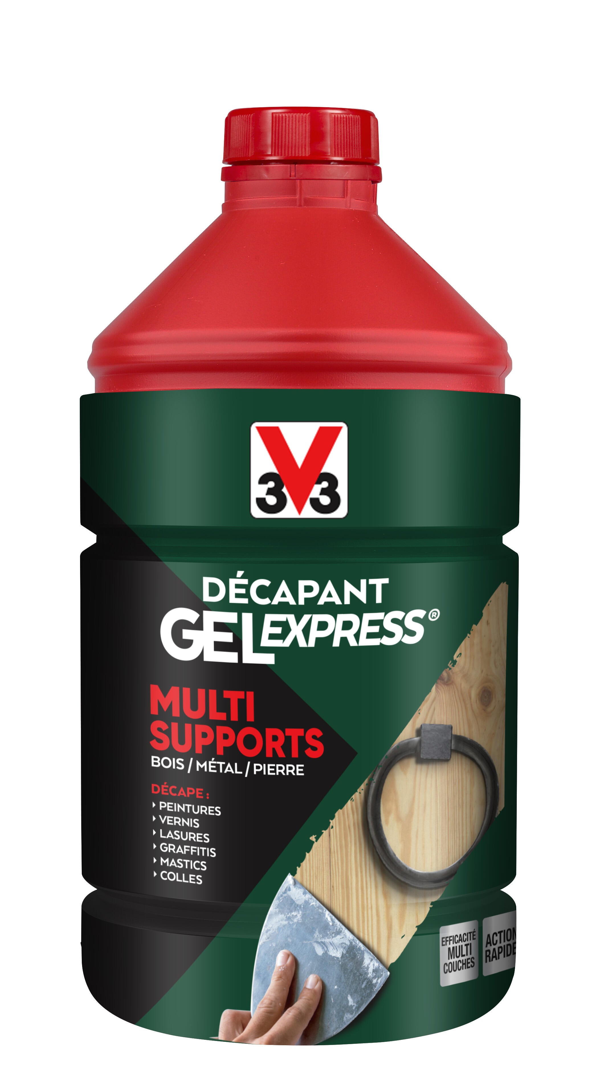 Décapant multisupport V33 Gel express 2 l | Leroy Merlin