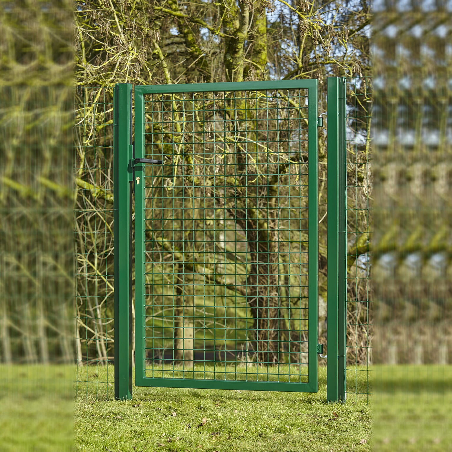 Portillon grillagé Garden + vert, l.100 x H.100 cm | Leroy Merlin