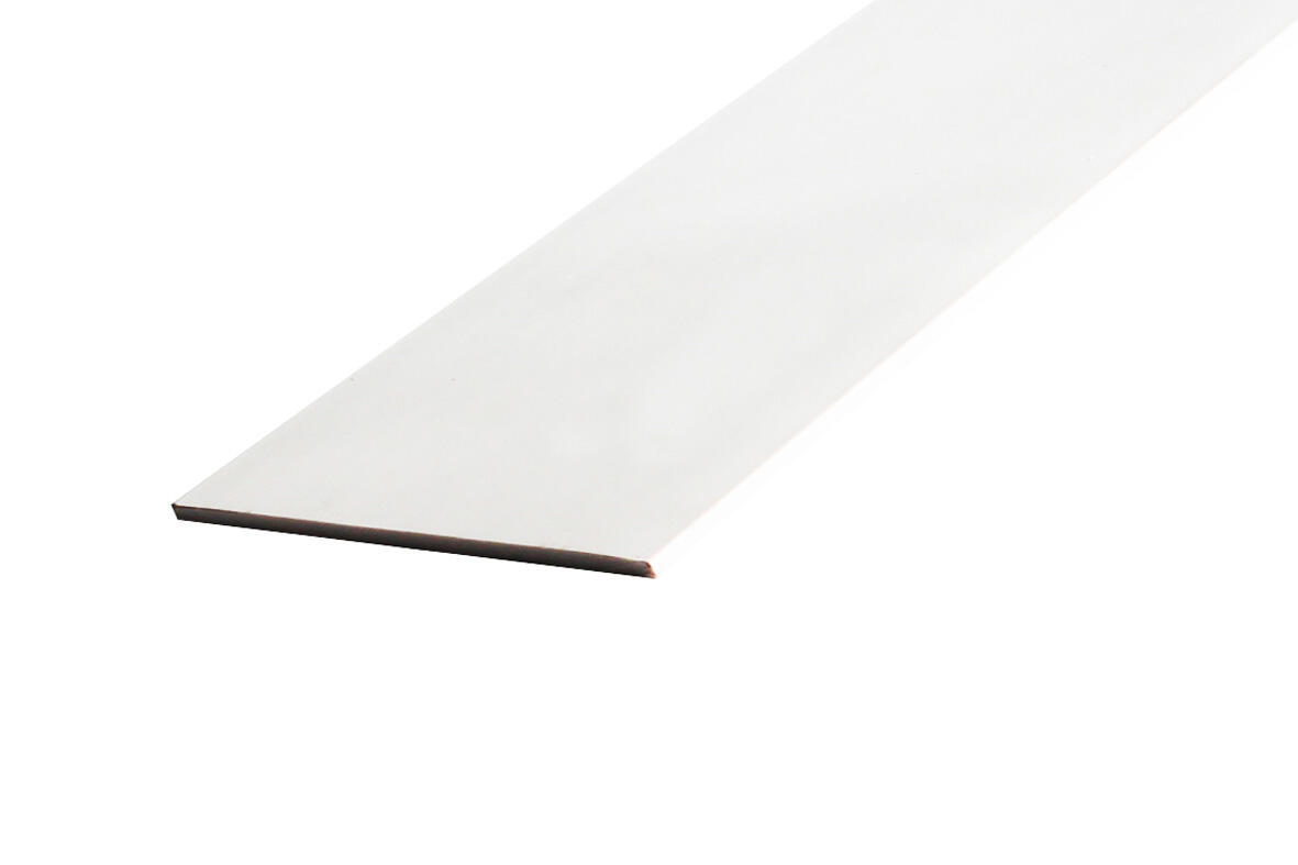 Champlat en pvc blanc 60 x 2 mm, L. 2,60 m | Leroy Merlin