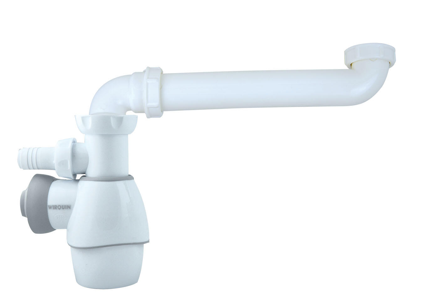Siphon pour lavabo gain de place Diam.1" 1/2 (40mm), WIRQUIN | Leroy Merlin