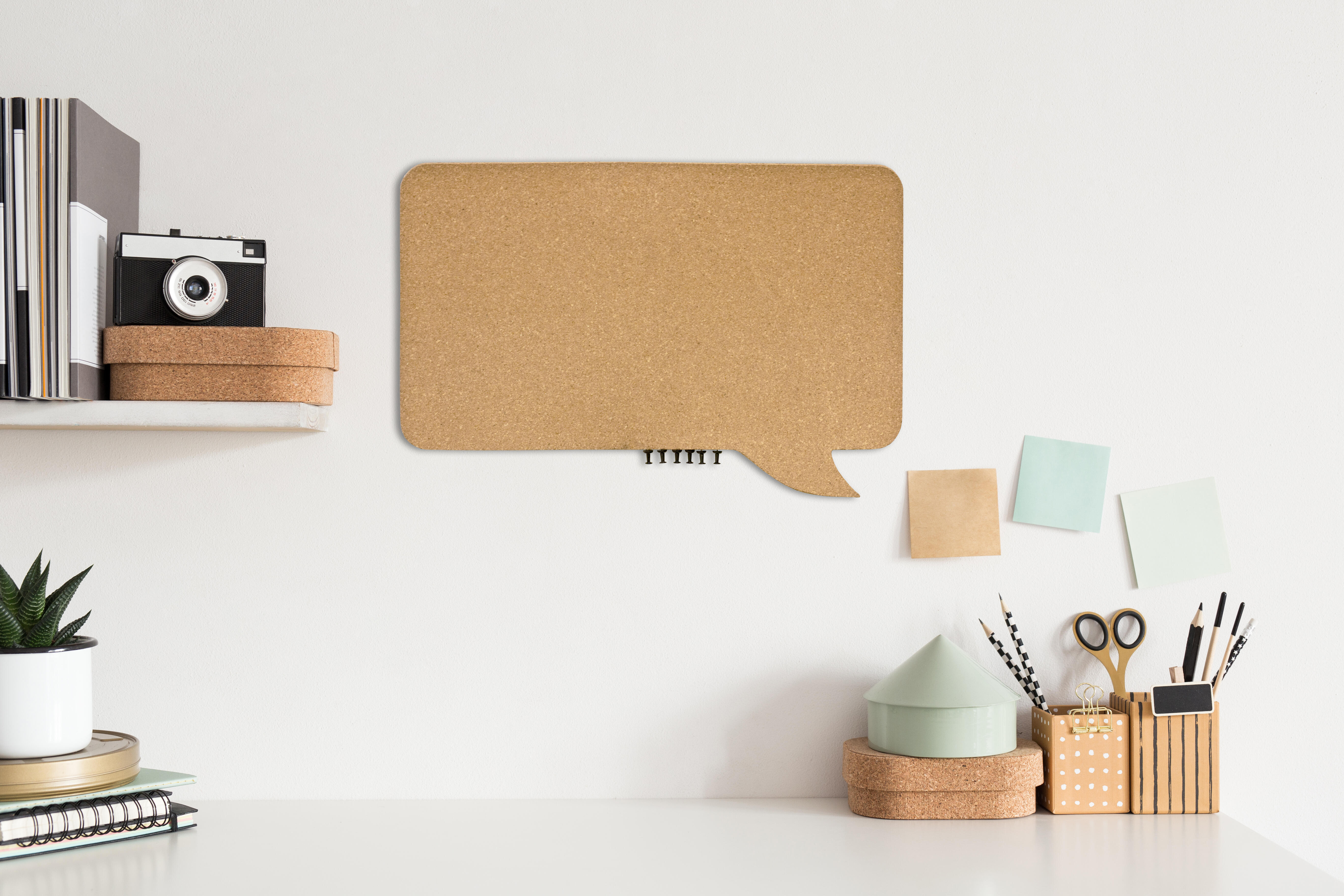 Liège adhésif Silhouette bulle rectangle marron, l.44x H.29 cm | Leroy ...