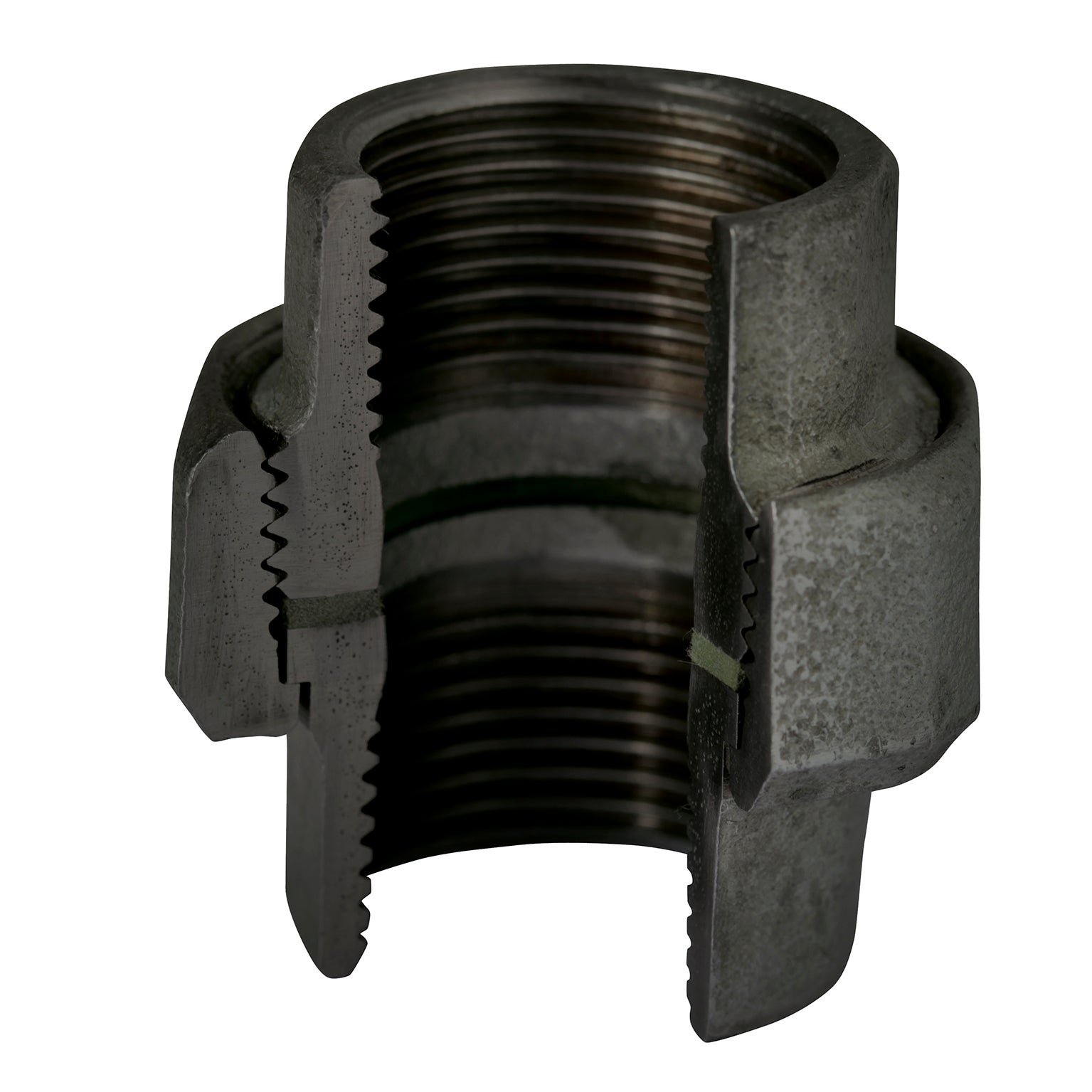 Raccord droit union joint plat à serrer fonte F20 x 27 tube en acier ...