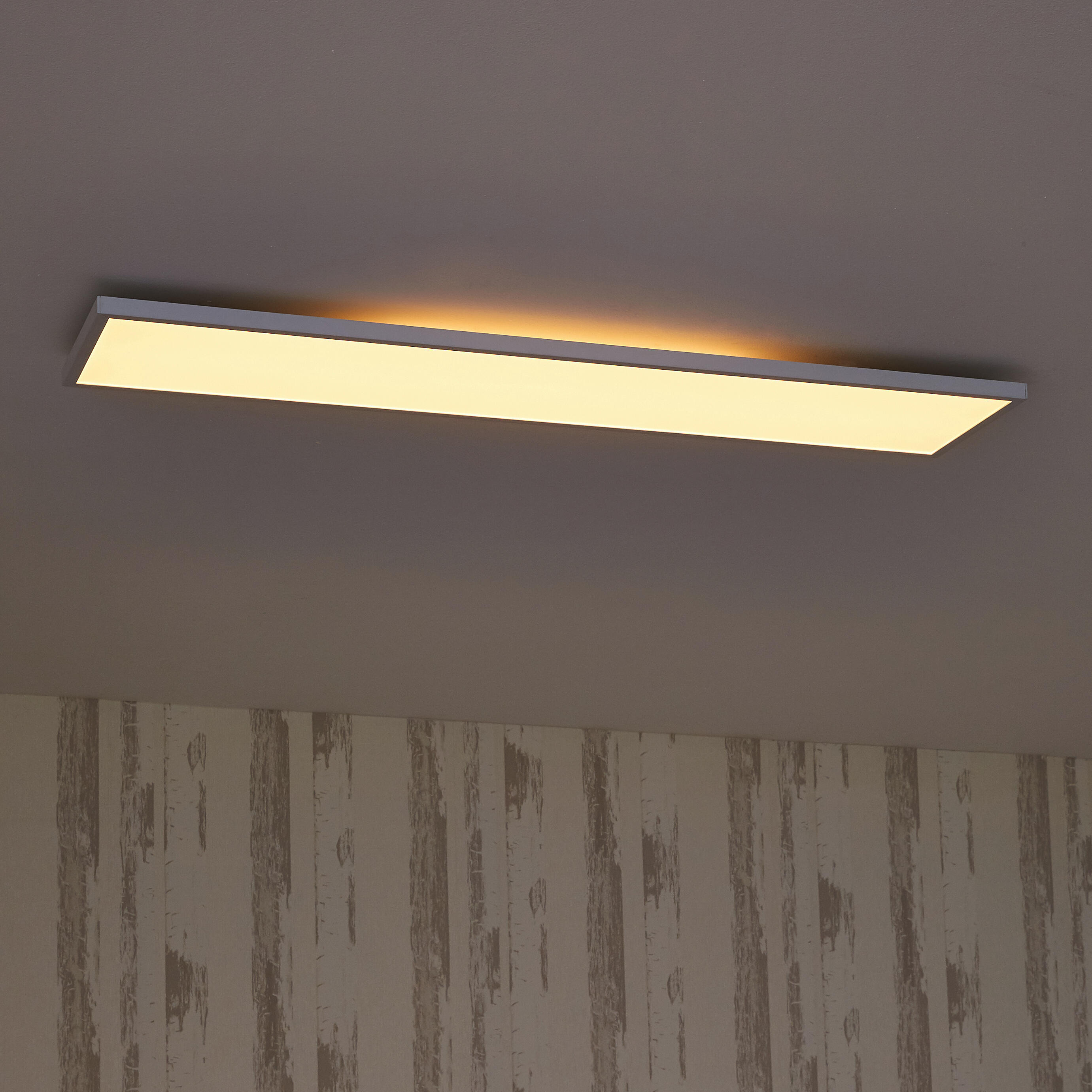 Panneau LED 90 x 20 cm, 22 W, éclairage indirect, blanc chaud à neutre ...