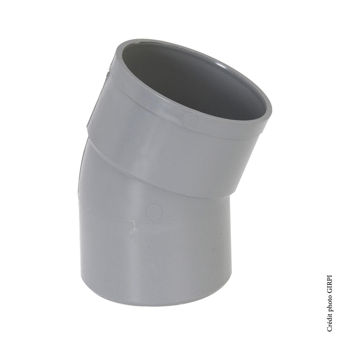 Coude mâle / femelle 22° pvc Diam.125 mm GIRPI | Leroy Merlin