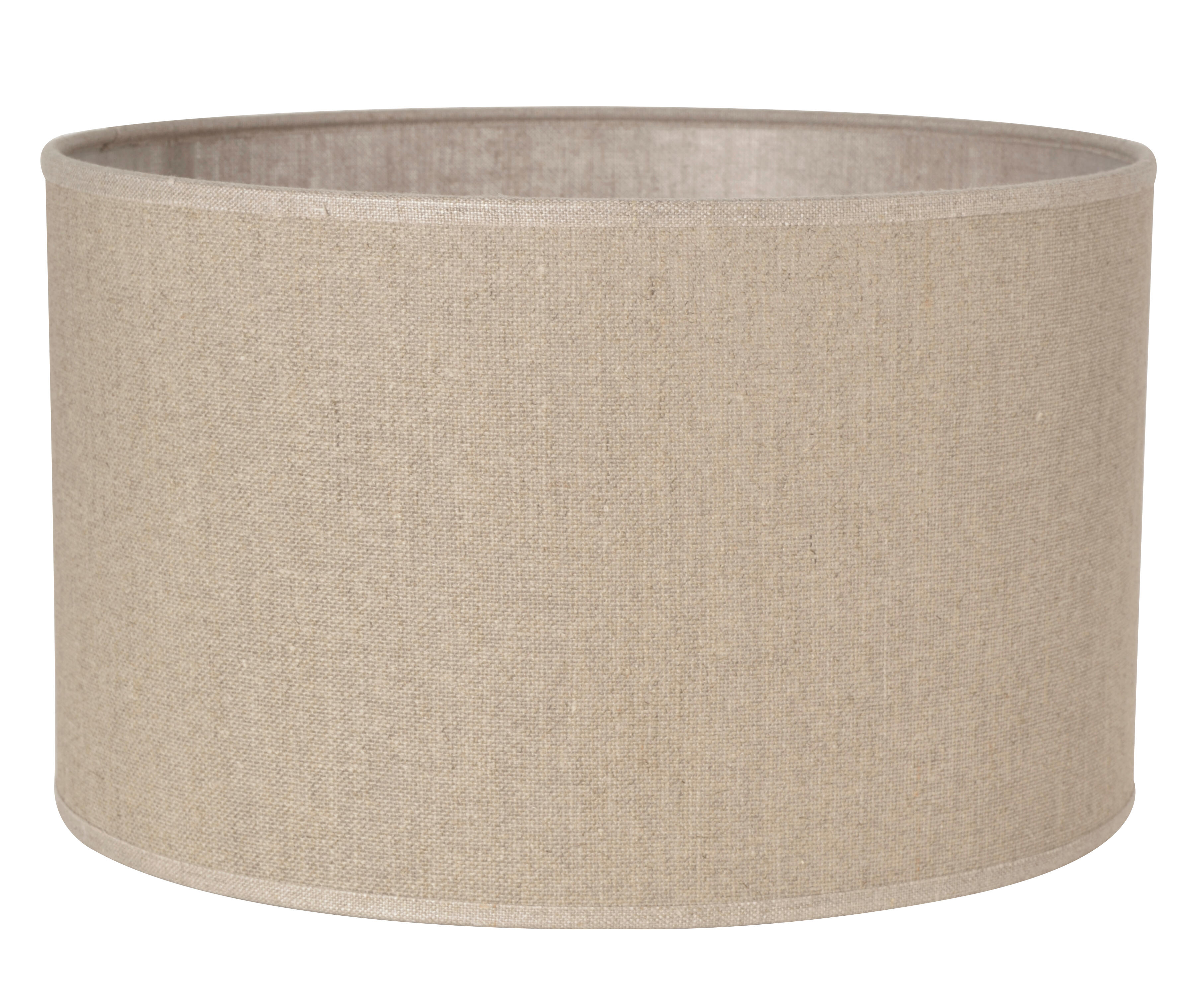 Abat-jour Cylindre, Diam.35 cm toile de jute, naturel COREP | Leroy Merlin