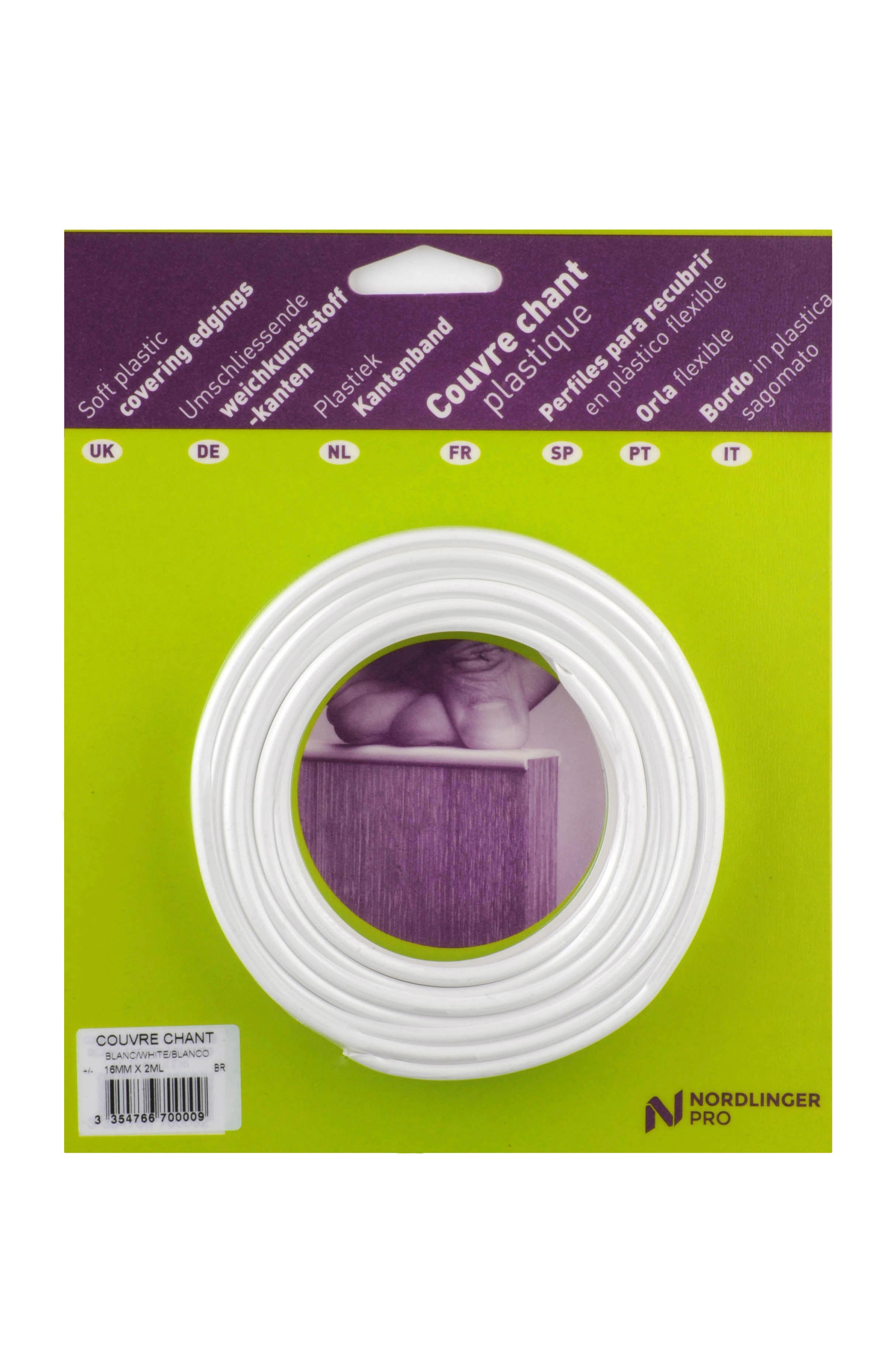 Bande de chant sans coller blanc NORDLINGER L.200 x l.1.6 cm | Leroy Merlin