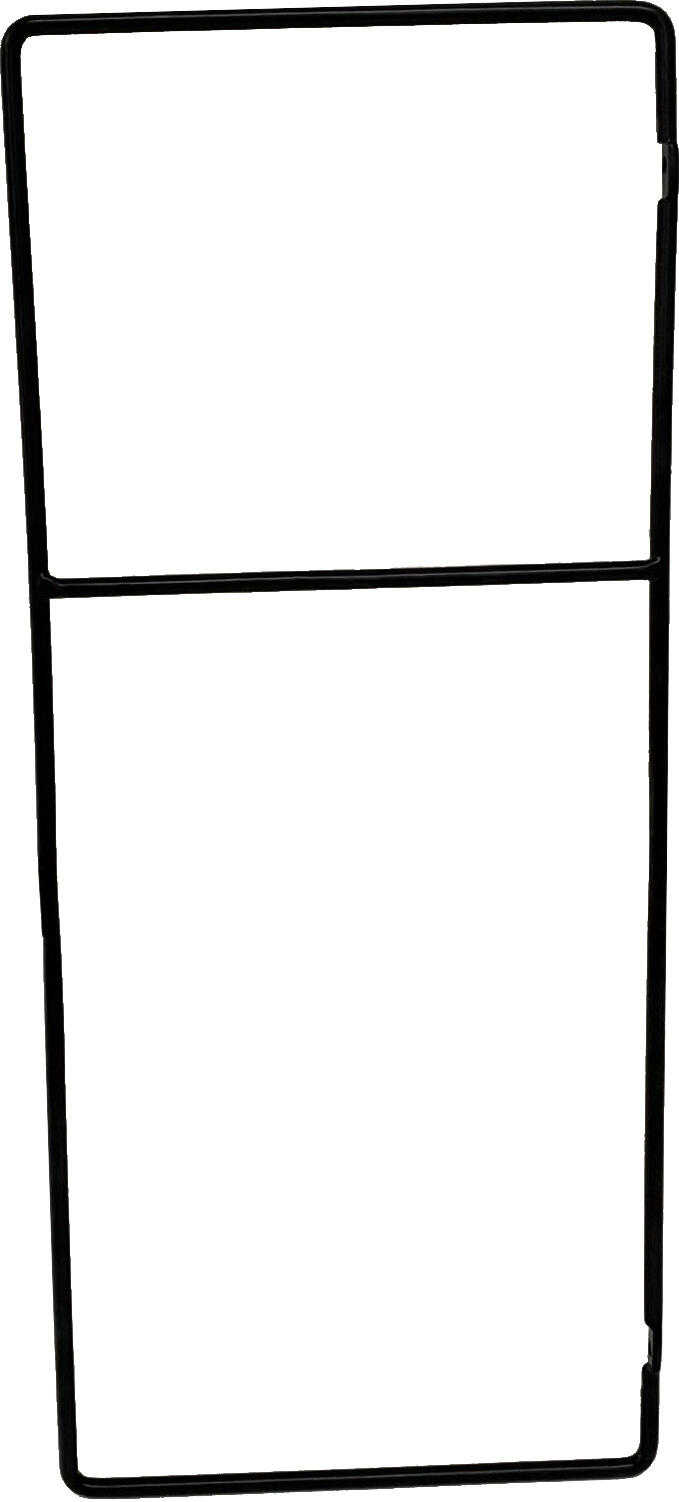 Equerre Deco system acier mat noir, L.47 x l.47 cm x P.19.5 cm, Deco ...