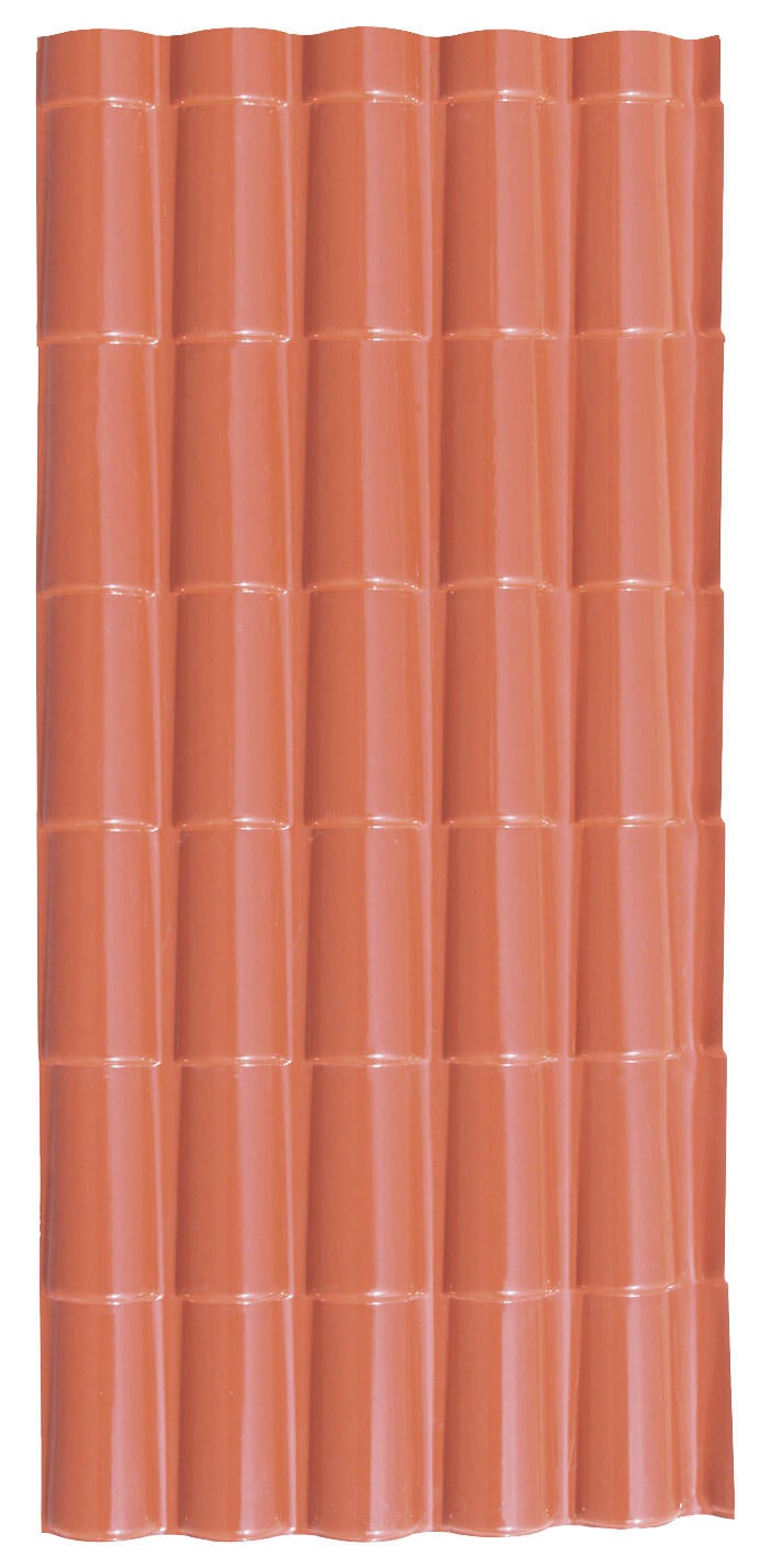 Plaque de toiture imitation tuile composite terracotta l1.03xL.2.08m ...