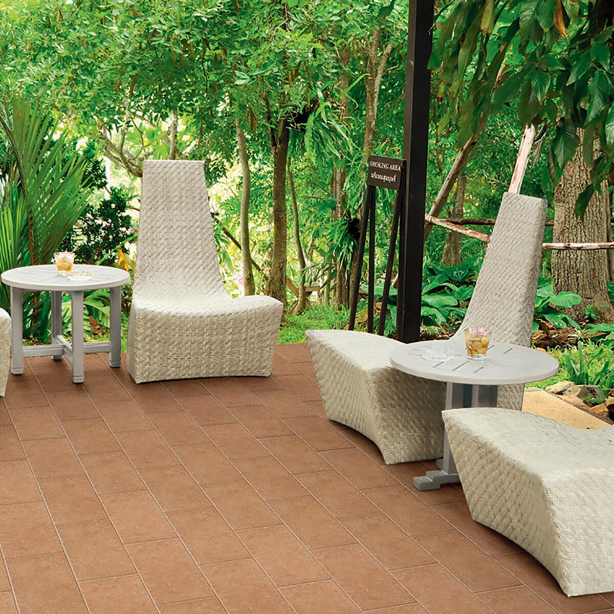 Piastrella da pavimento esterno rettificato Ischia in gres porcellanato ...