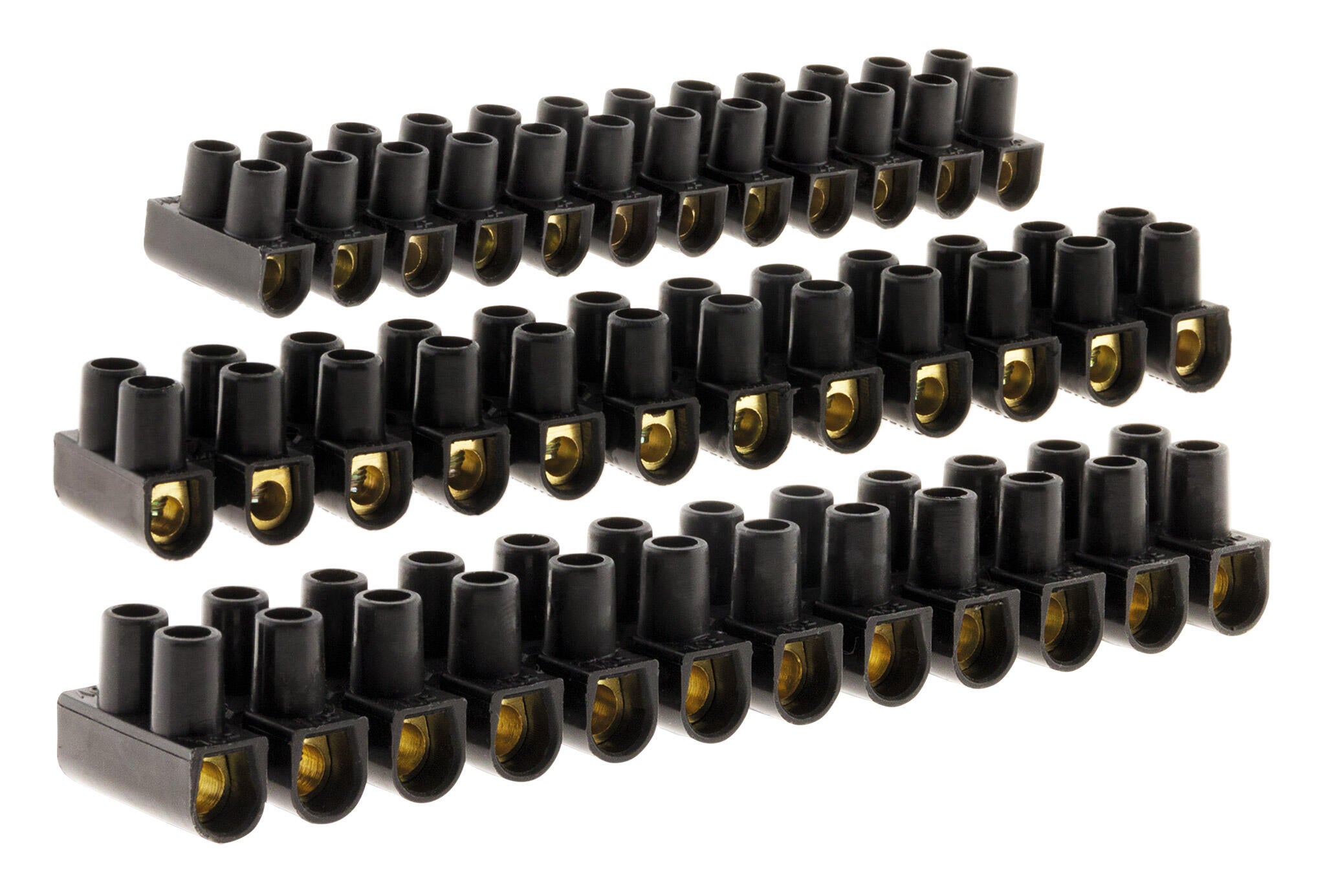 Lot 6 barrettes de dominos électriques, 2,5 mm² pour rigide et souple ...