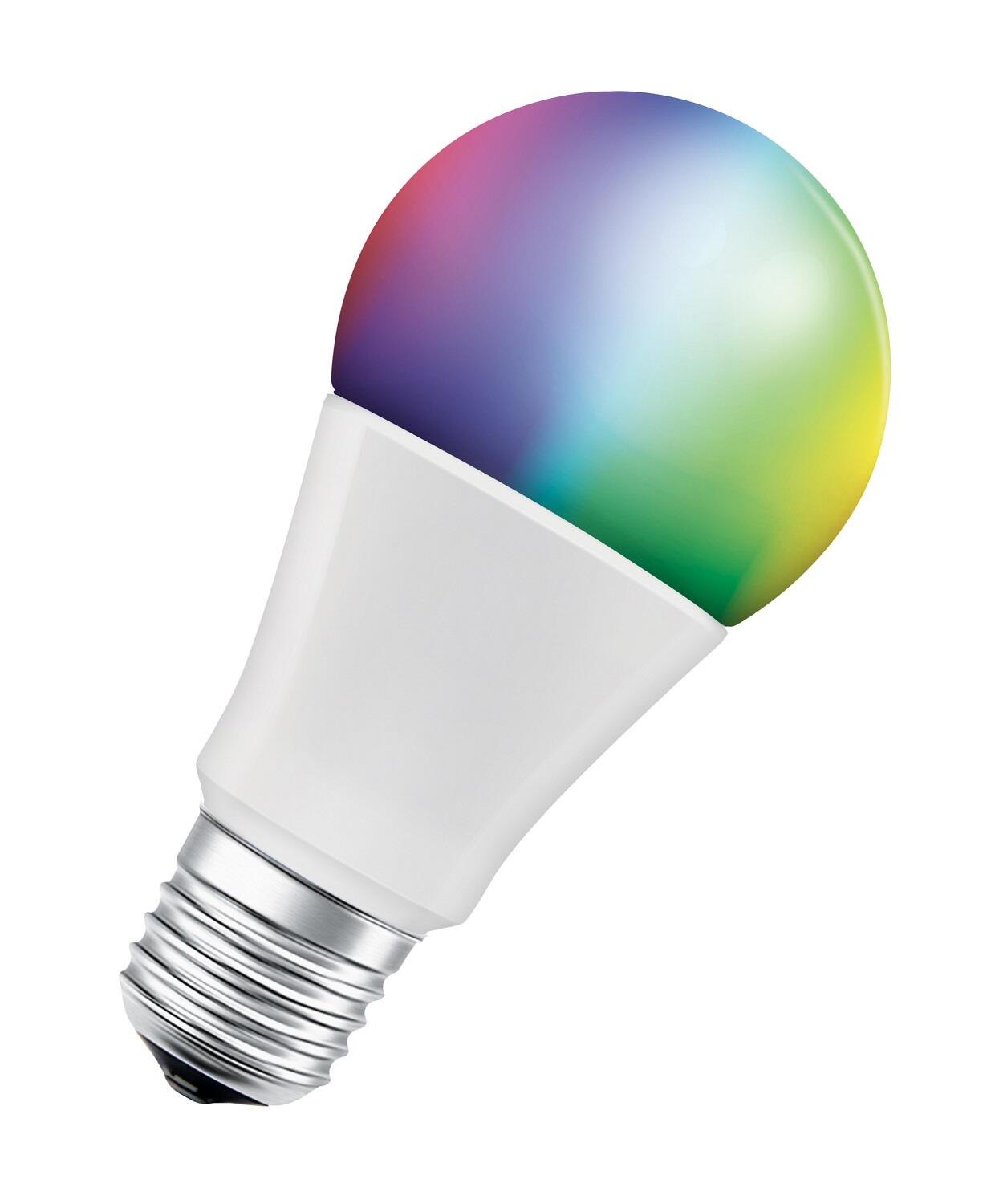 Lampadina smart LED, E27 goccia, opaco, luce cct e rgb, 60W= 800LM ...