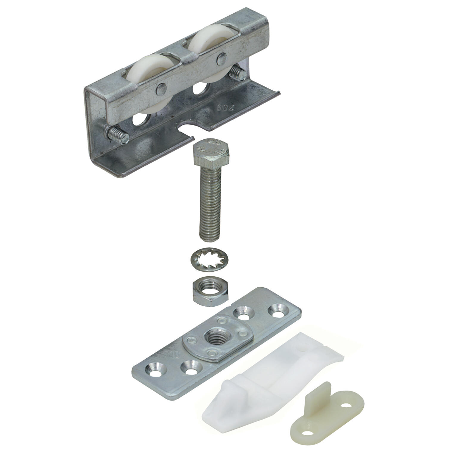 Kit de montage pour porte coulissante acier HETTICH | Leroy Merlin