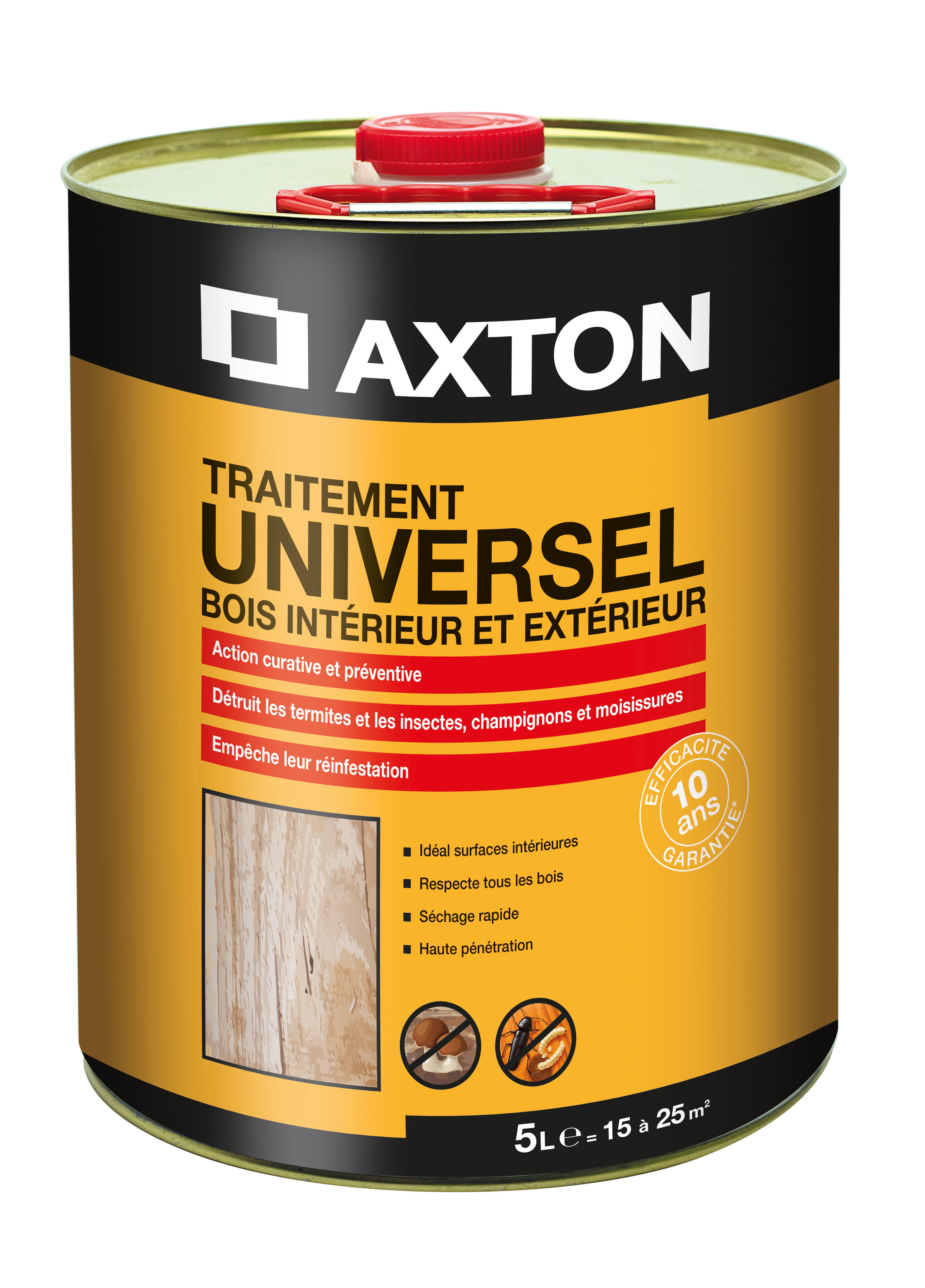 Traitement du bois multiusage AXTON 5 l | Leroy Merlin
