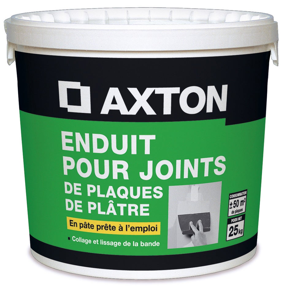 Enduit pour joint en pâte AXTON, 25 kg | Leroy Merlin