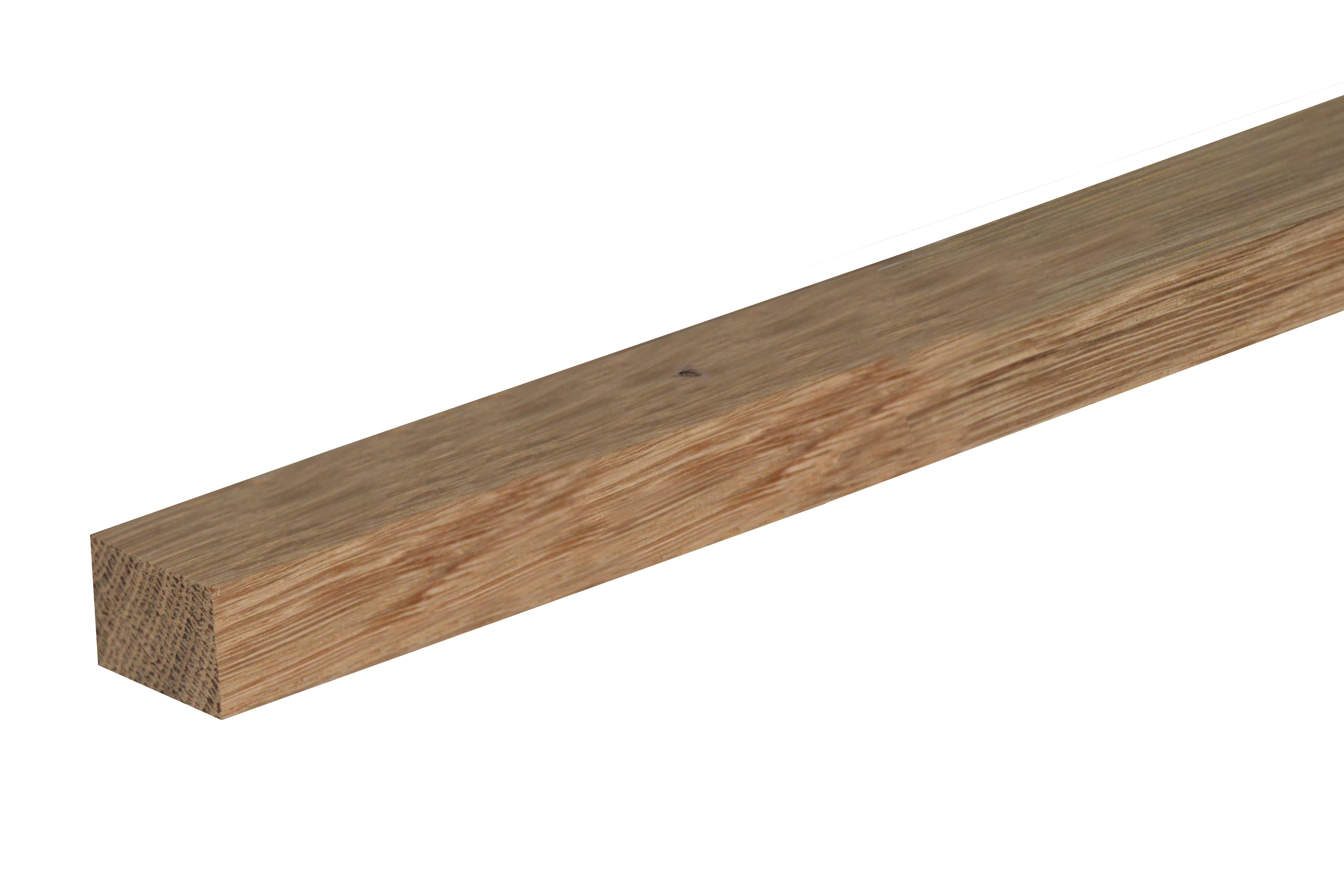 Tasseau chêne petits noeuds raboté, 20 x 30 mm, L. +/- 2 m | Leroy Merlin