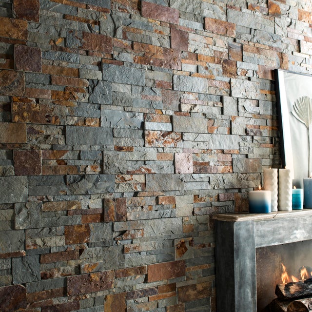 Plaquette de parement pierre naturelle | Leroy Merlin