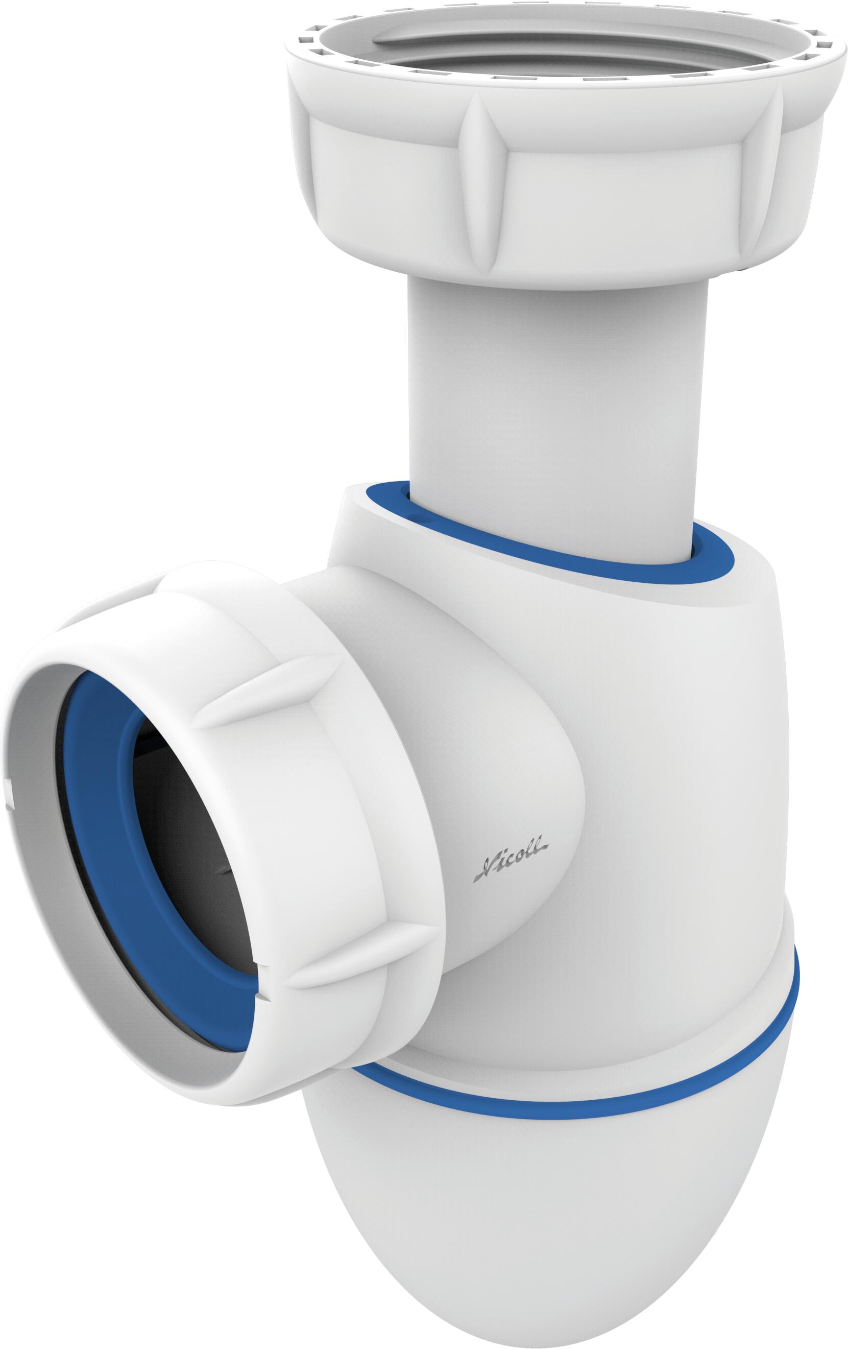 Siphon pour lavabo Diam.1" 1/2 (40mm), NICOLL | Leroy Merlin