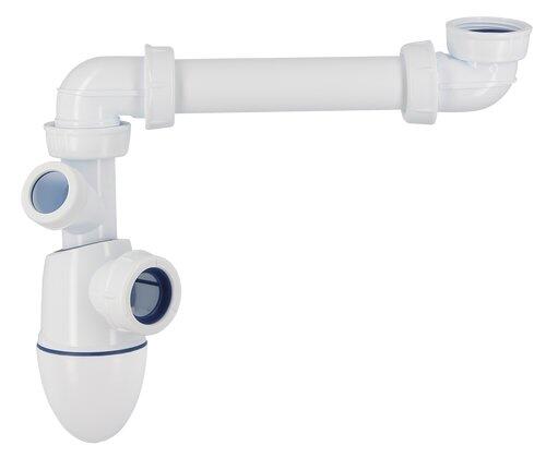 Siphon pour lavabo gain de place Diam.1" 1/4 (32mm), NICOLL | Leroy Merlin
