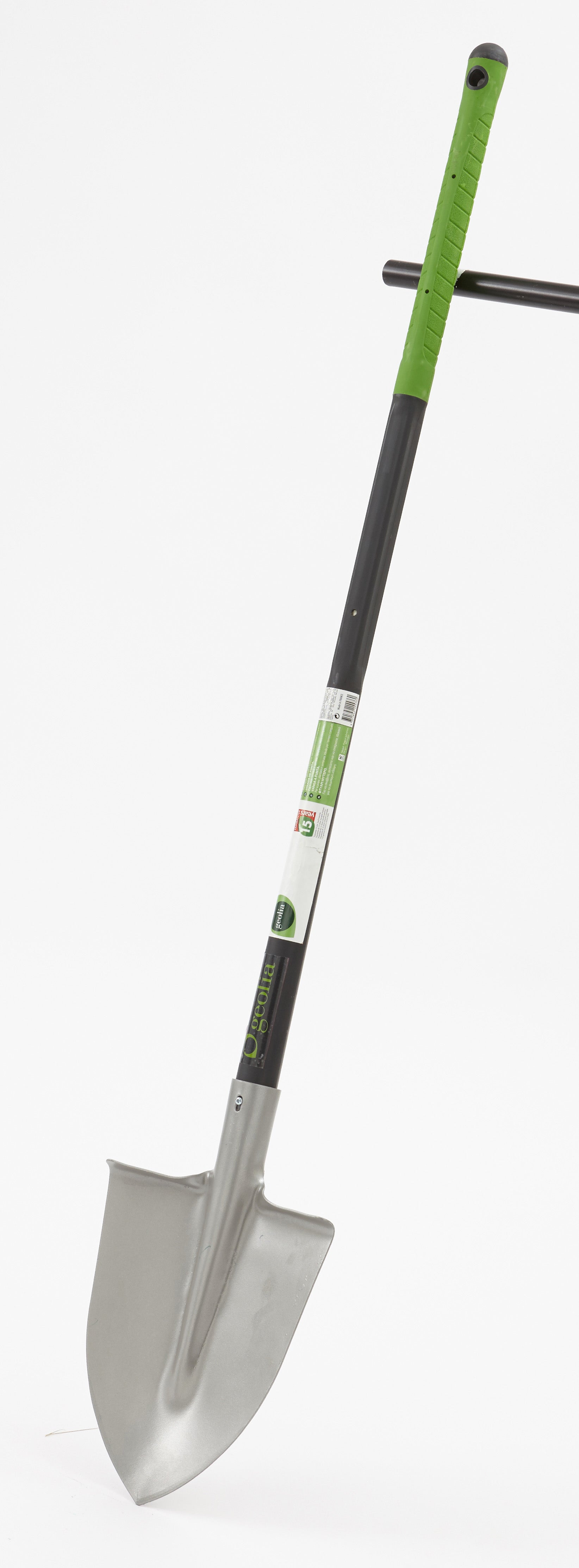 Bêche pelle pointue acier GEOLIA manche plastique L.110 cm | Leroy Merlin