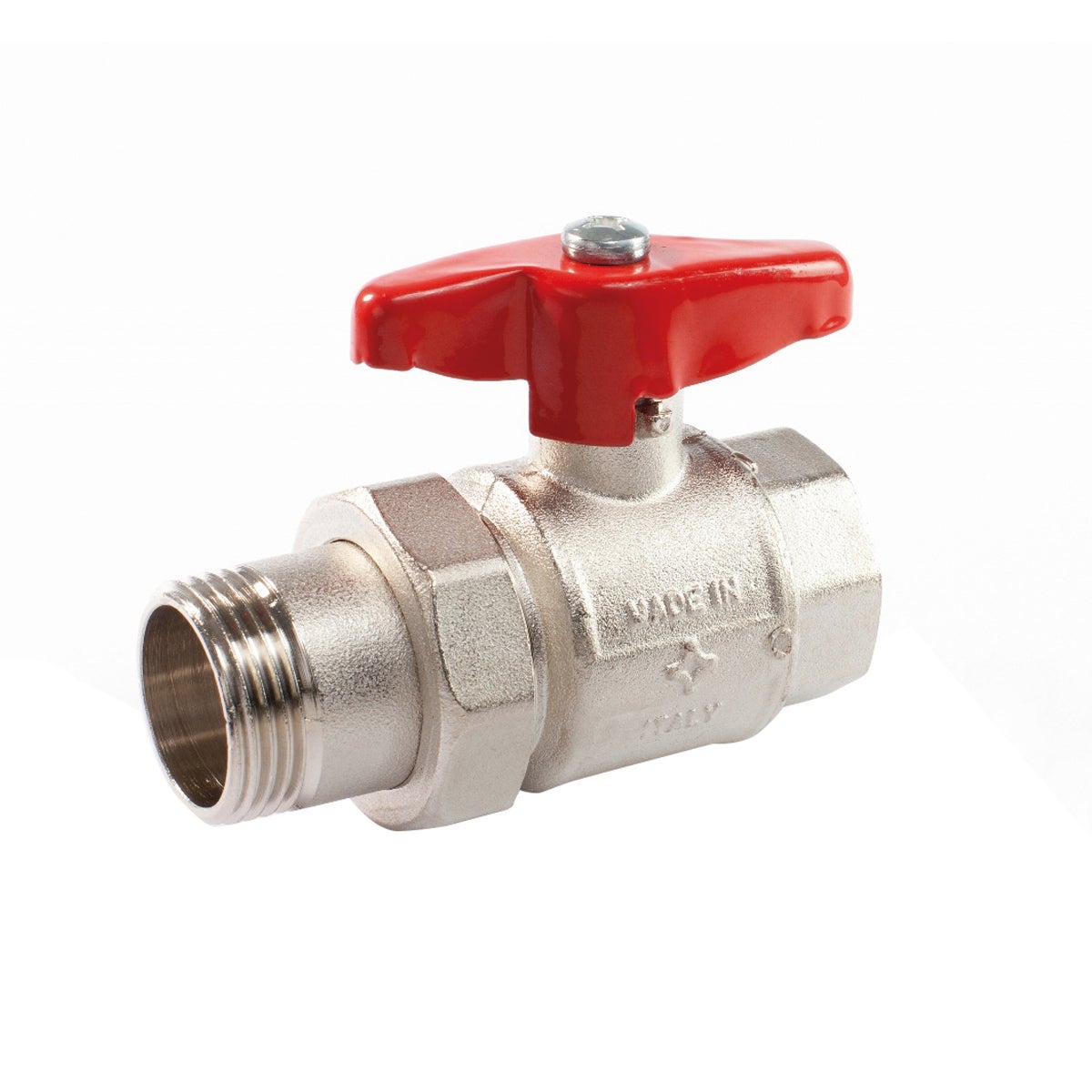 Valvola di chiusura a sfera per acqua in ottone M1/2" F1/2" | Leroy Merlin