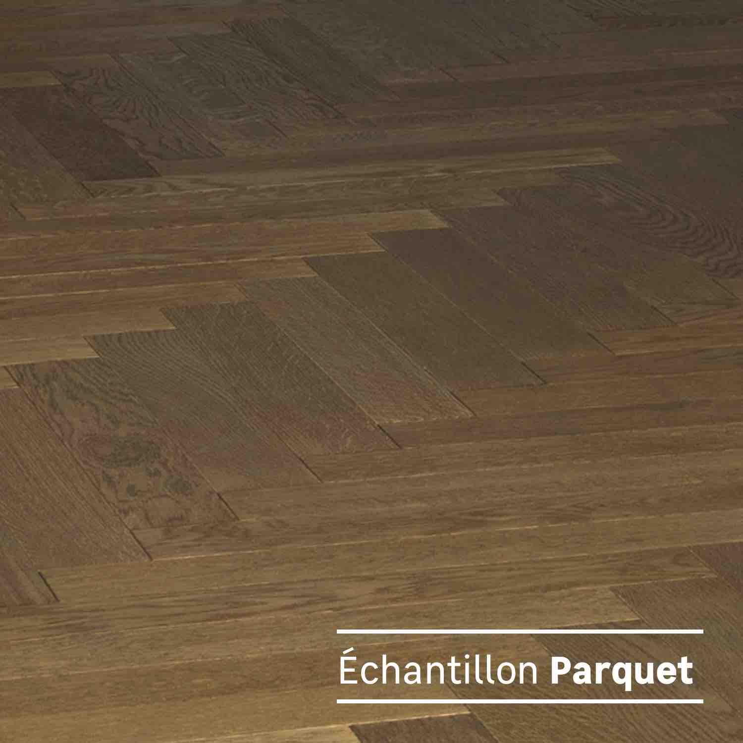Echantillon Parquet chêne brun vitrifié S BROCELIANDE By panaget ...