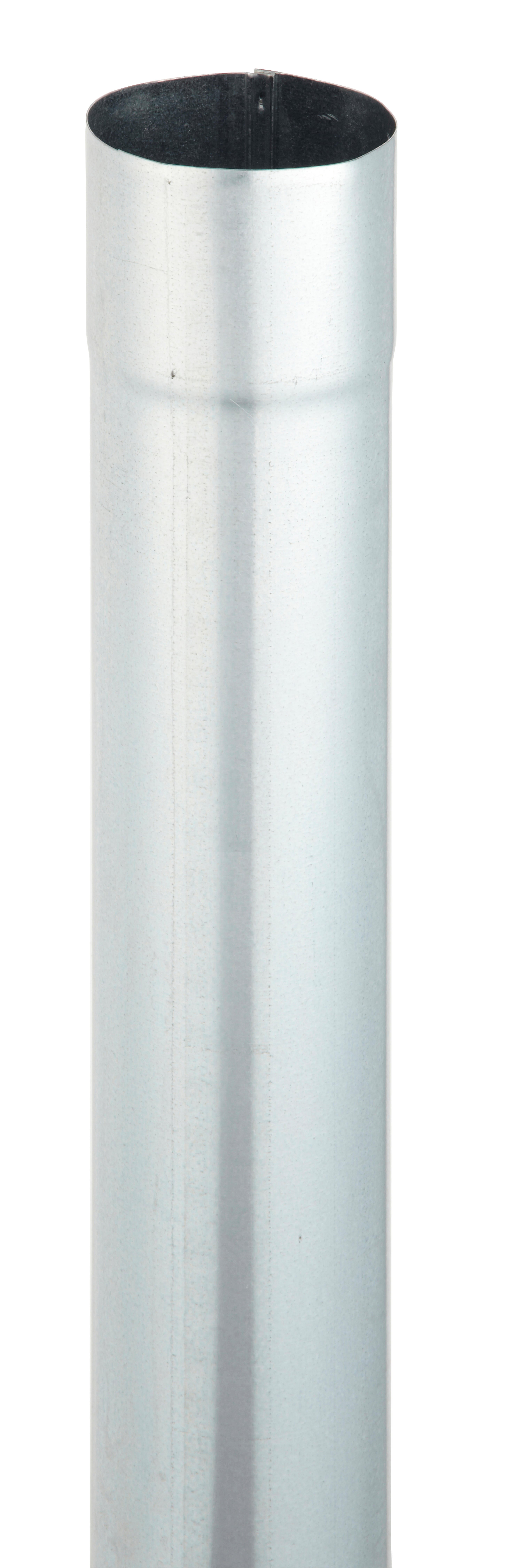 Tuyau de descente acier galvanisé gris Diam.80 mm L.2 m SCOVER PLUS ...