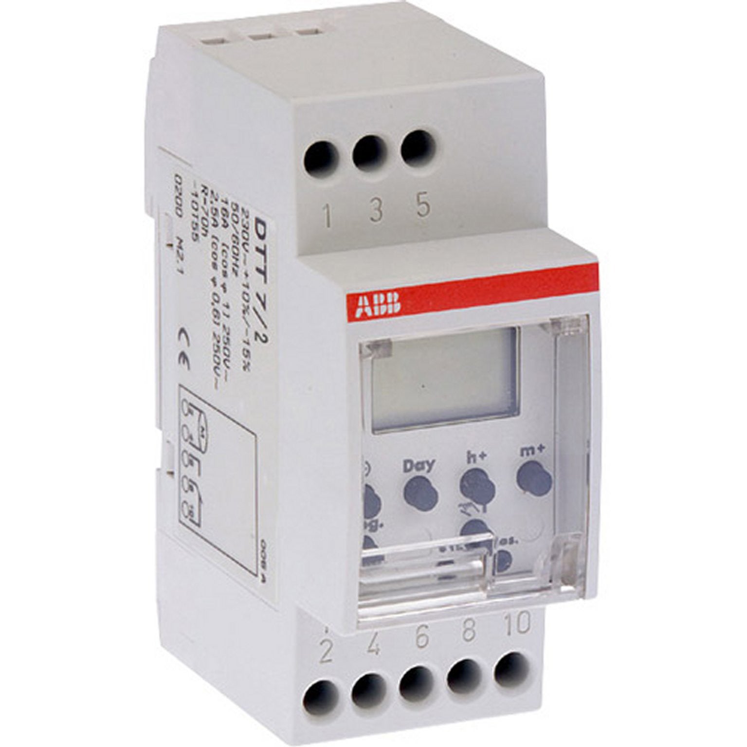 Horloge hebdomadaire, 2 modules ABB, 16 A 230 V | Leroy Merlin