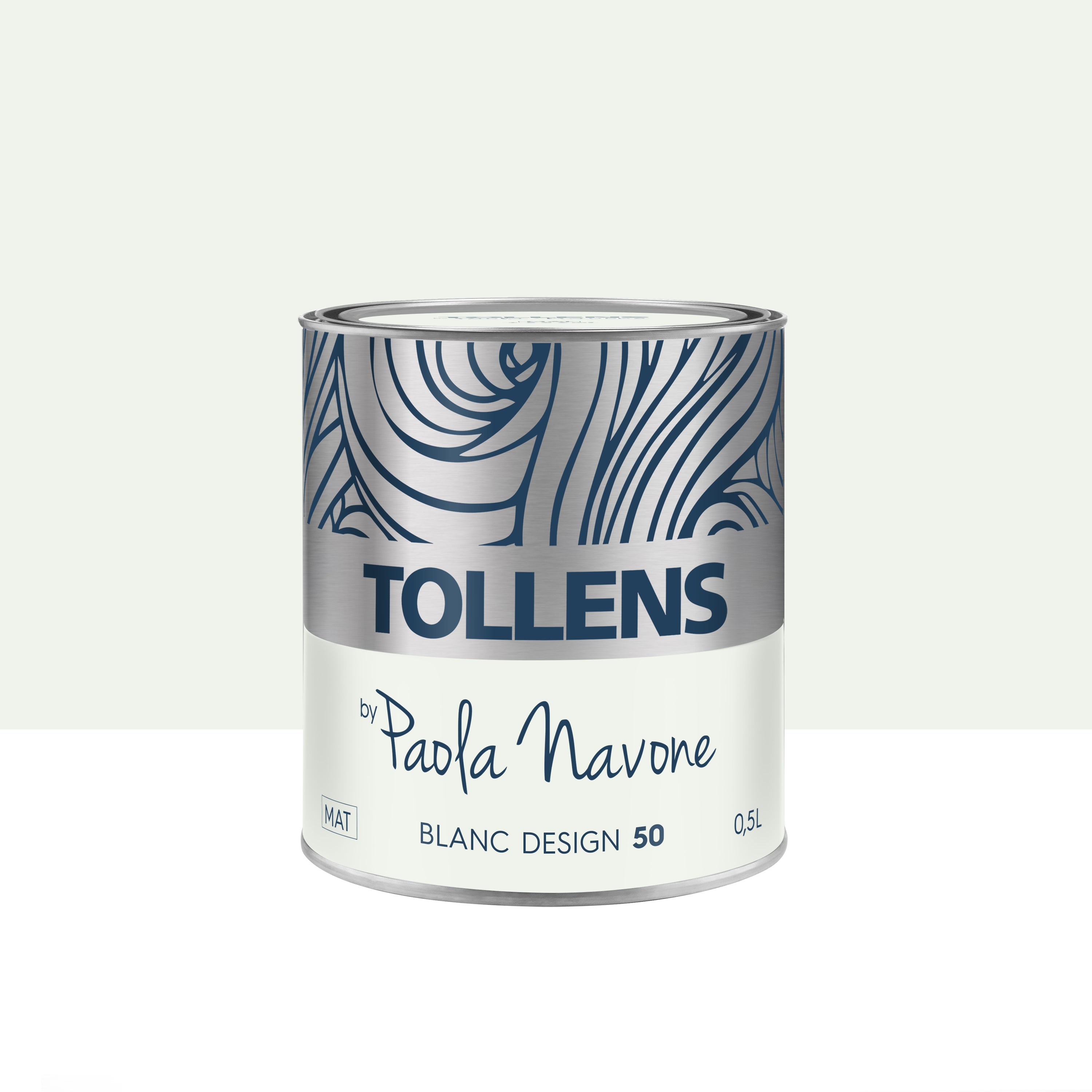 Peinture mur blanc design n°50 mat TOLLENS By paola navone 0.5l | Leroy ...