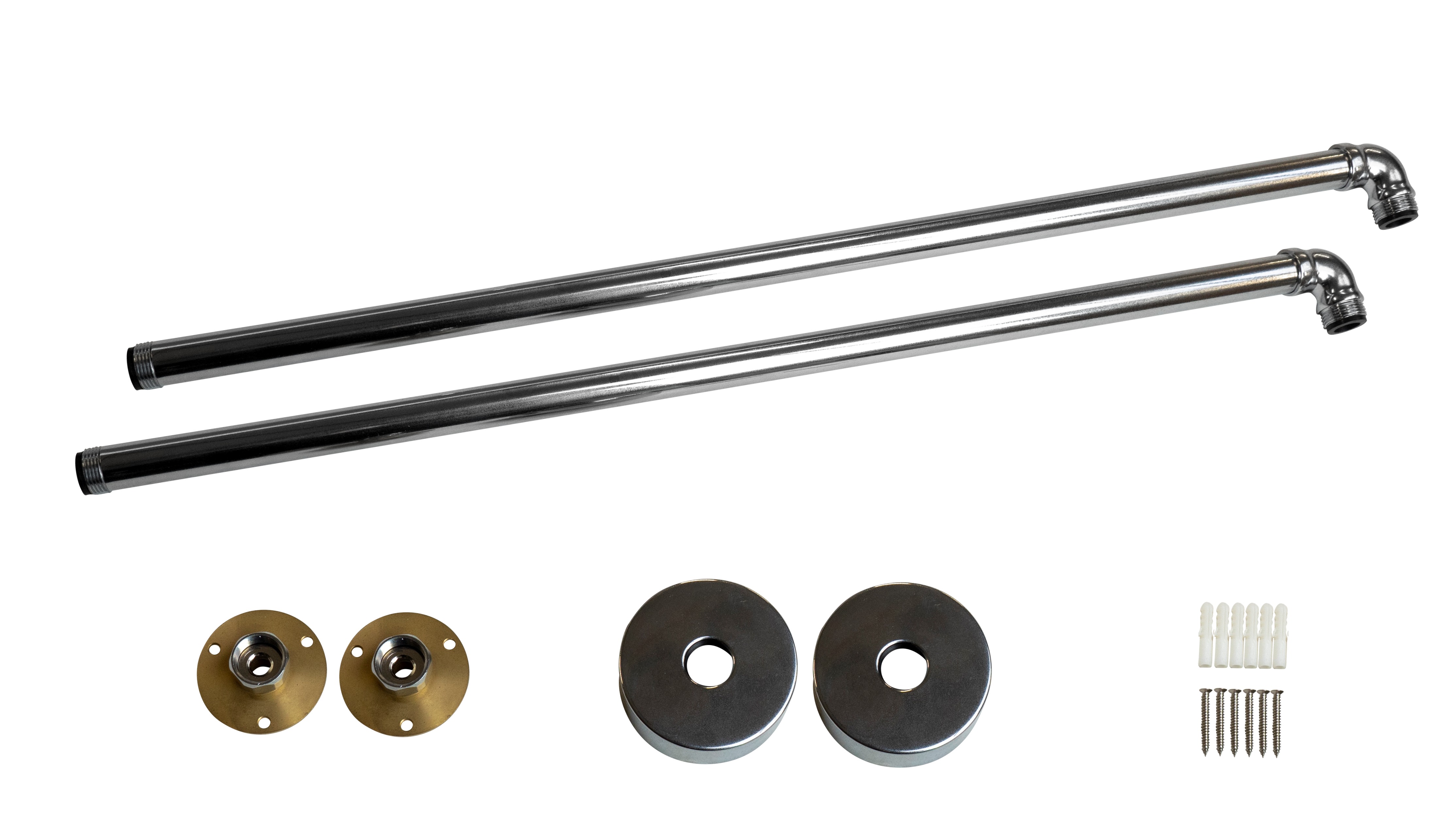 2 colonnettes au sol gris, M/F 15 x 21/20 x 27 mm, REGARDS ...