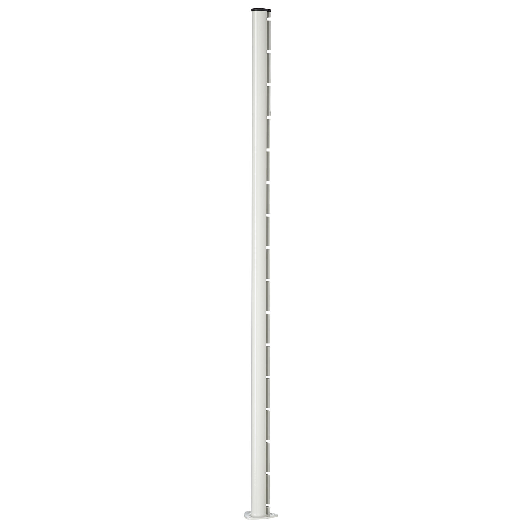 Poteau acier à visser Axor gris, l.11 x P.11 x H.156 cm | Leroy Merlin