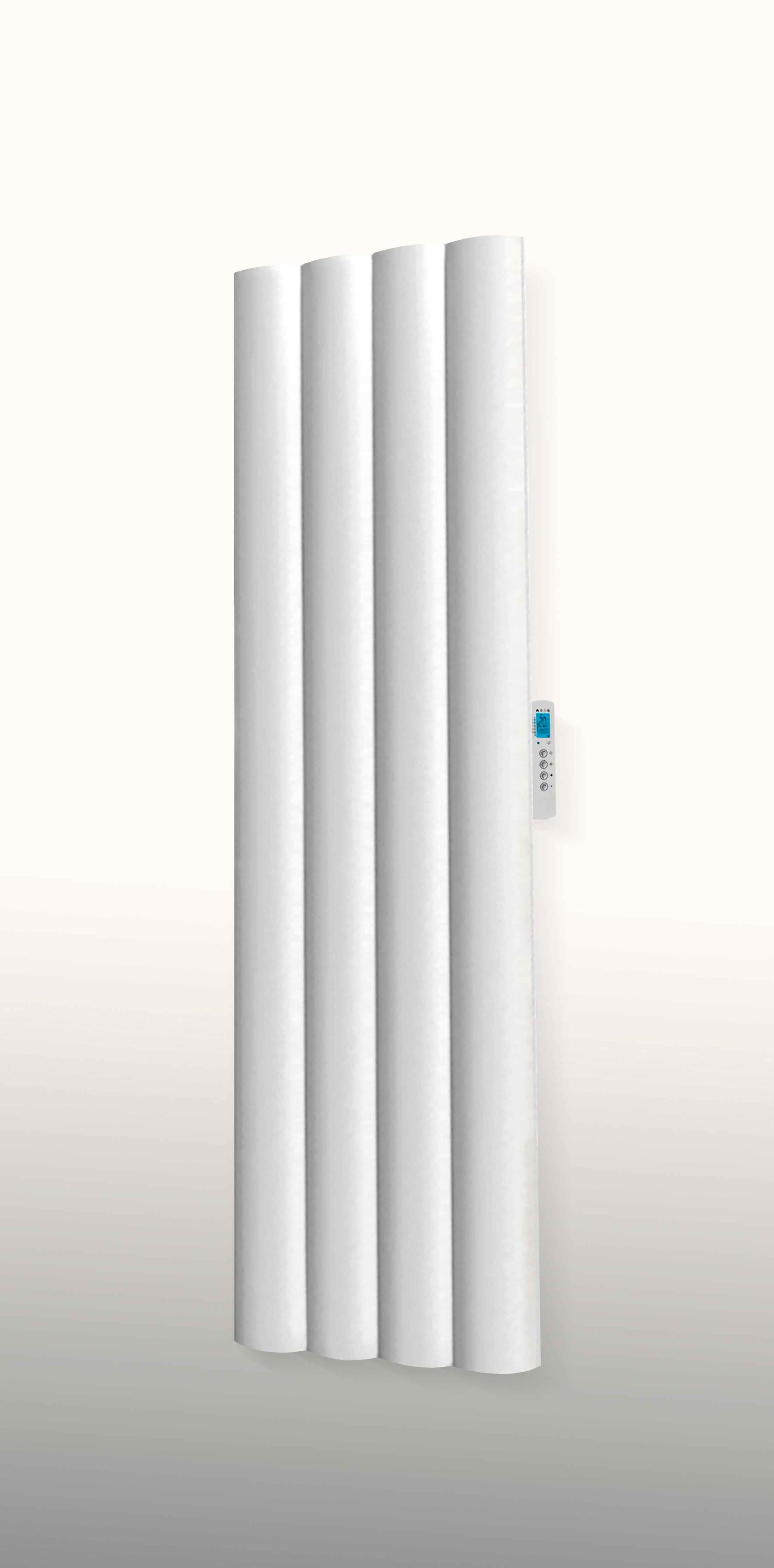 Radiateur électrique à inertie sèche 2000 W RADIATORI 2000 Adrian vertical blanc | Leroy Merlin