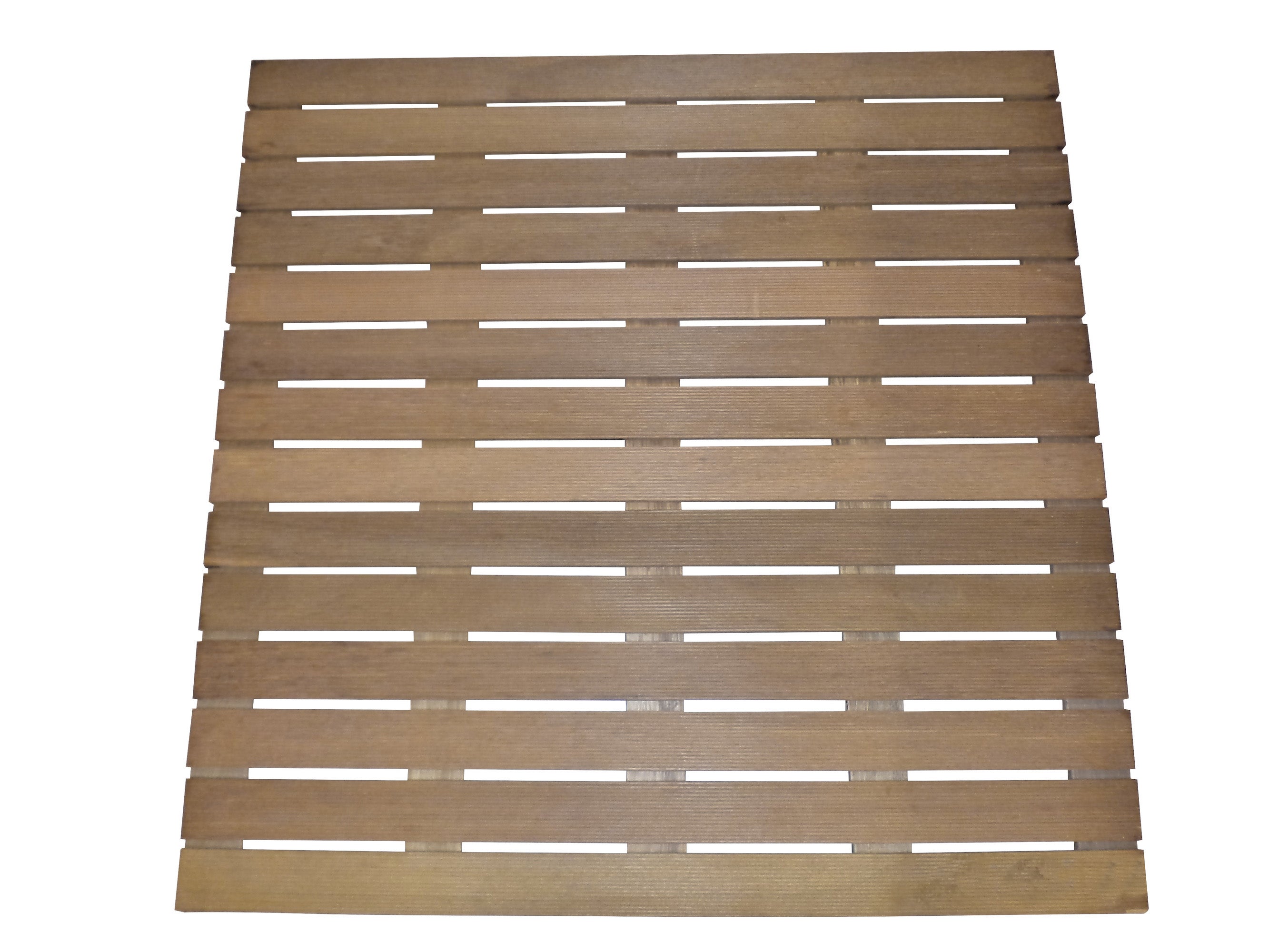 Dalle terrasse bois bangkirai marron foncé, L.100 x l.100 cm x Ep.24 mm ...