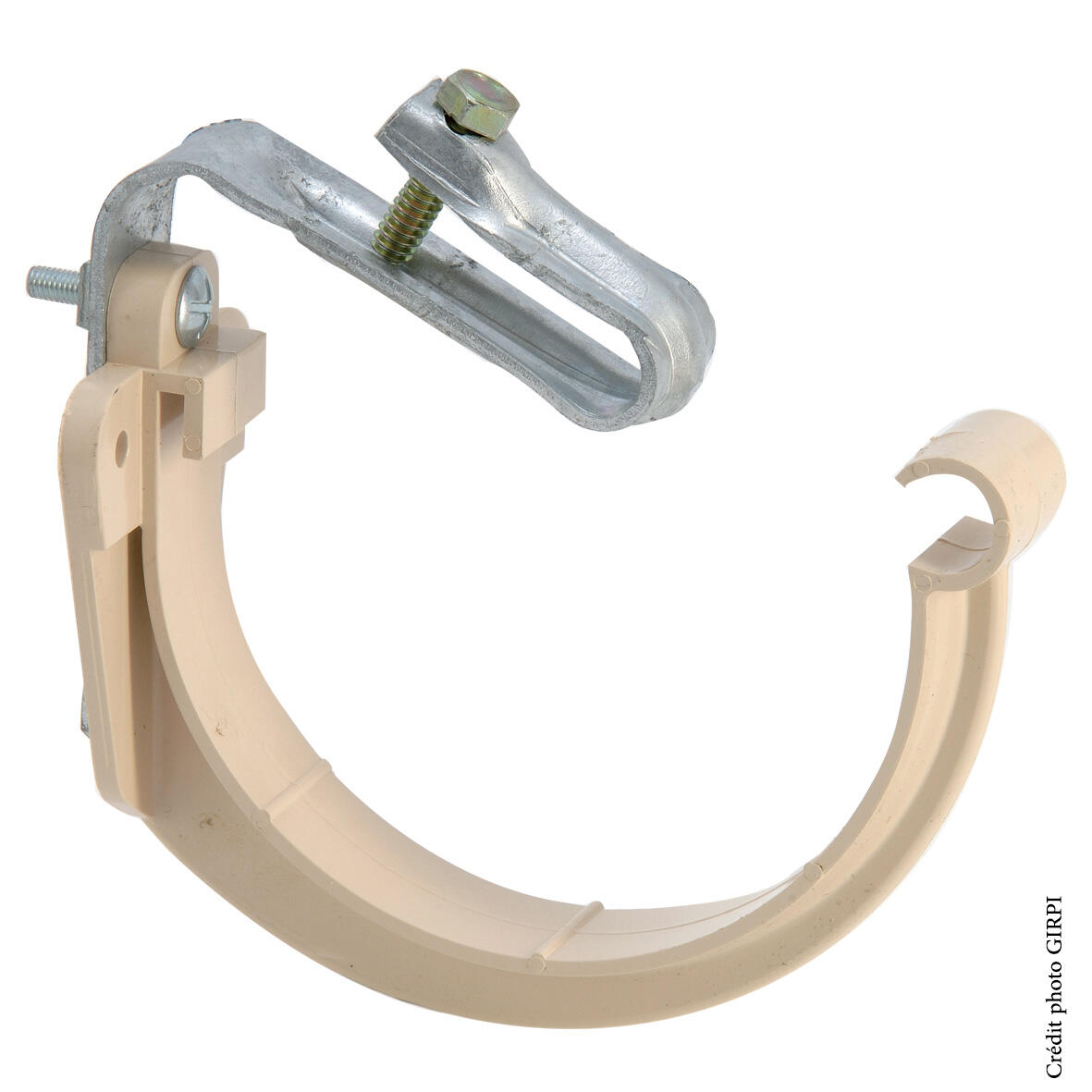 Support de gouttière développé 25 sur patte couverture ondulée sable ...