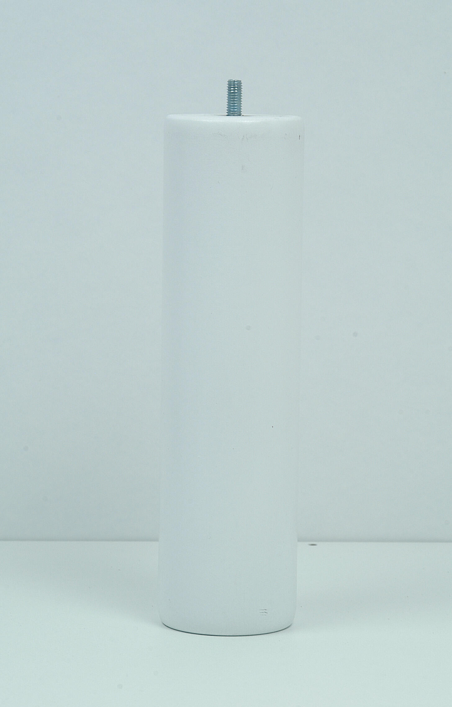 Pied lit / sommier cylindrique fixe hêtre laqué blanc | Leroy Merlin