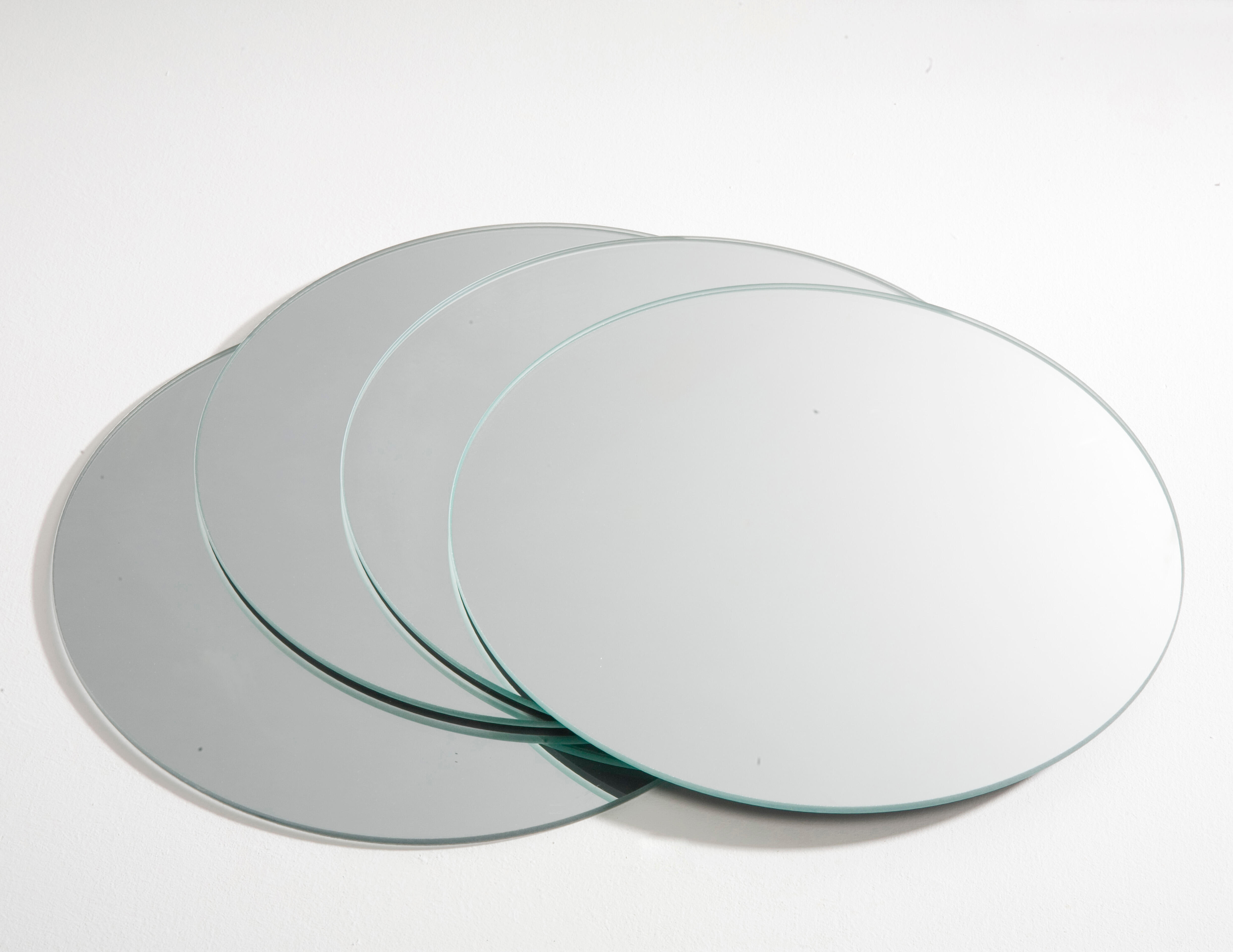 SET 4 MIROIRS RONDS 20CM | Leroy Merlin
